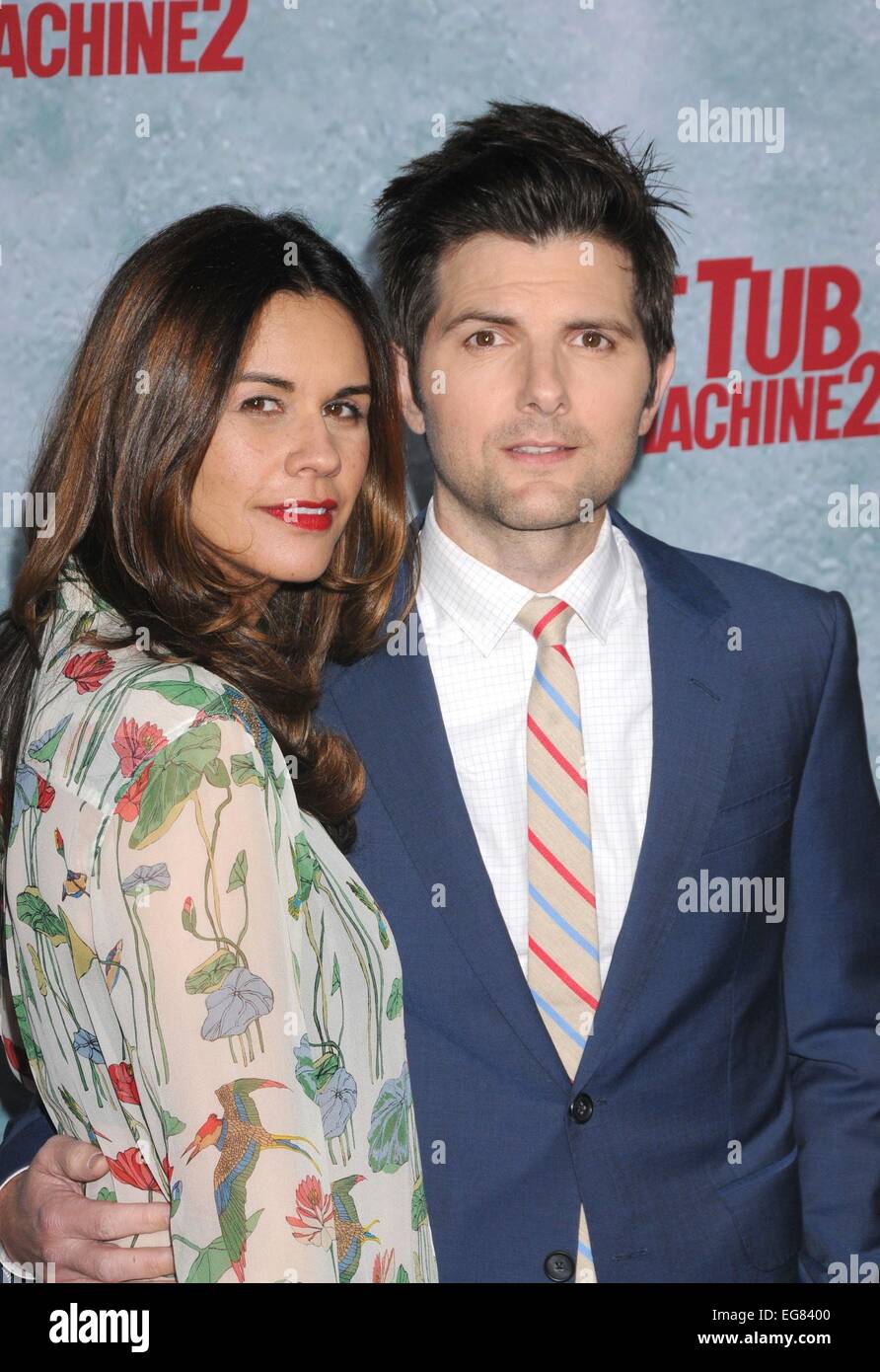 Los Angeles, California, USA. 18th Feb, 2015. Actor ADAM SCOTT at the ...