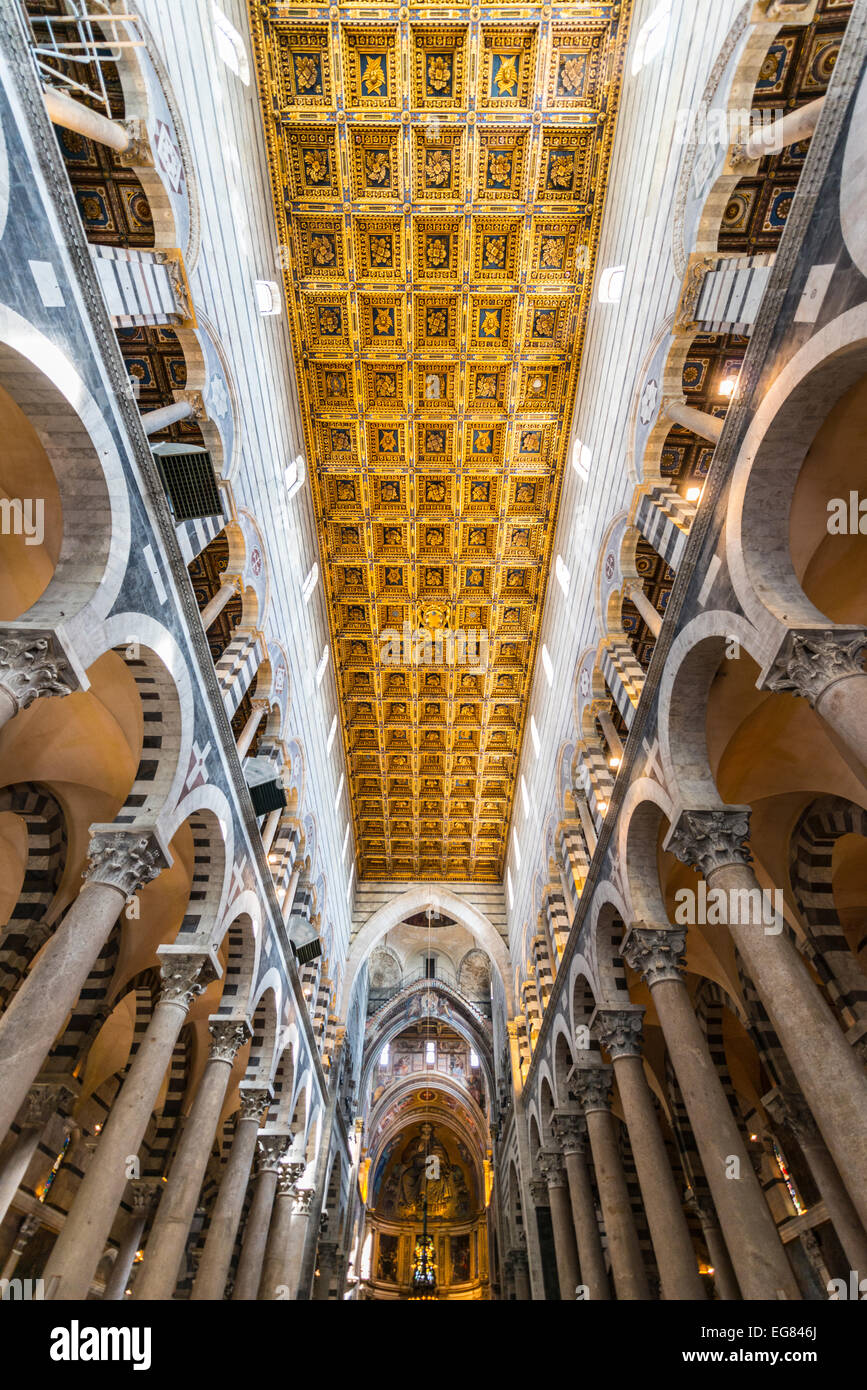 Italy tuscany pisa cathedral ceiling hi-res stock photography and ...