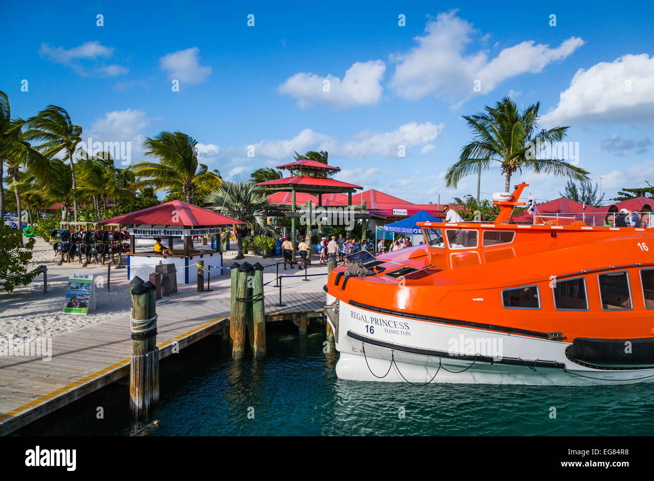 Princess cays tenders hi-res stock photography and images - Alamy