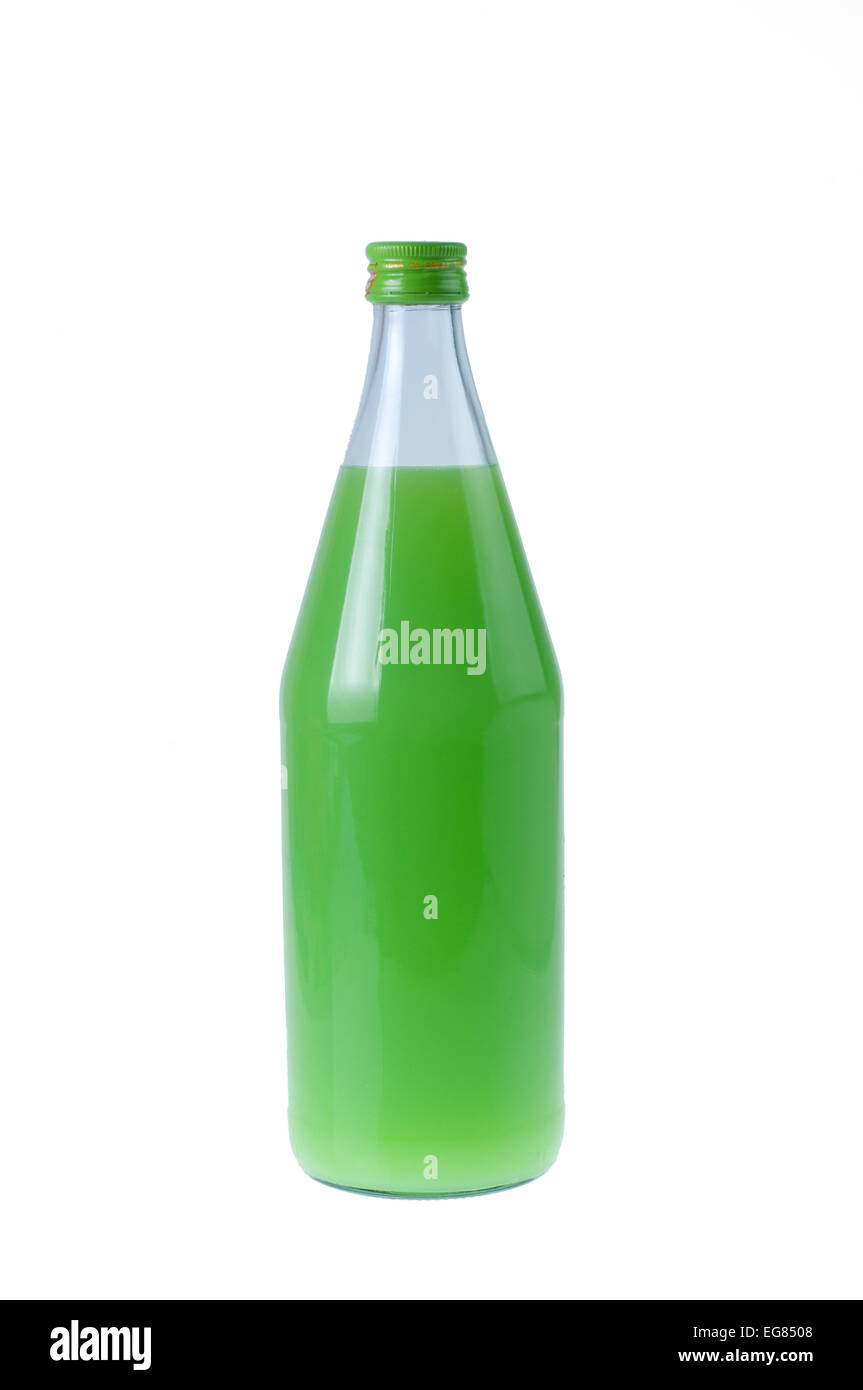 guavas juice in bottle with isolated white Stock Photo - Alamy