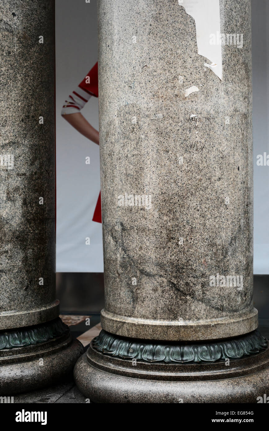 Hidden wall poster Stock Photo - Alamy