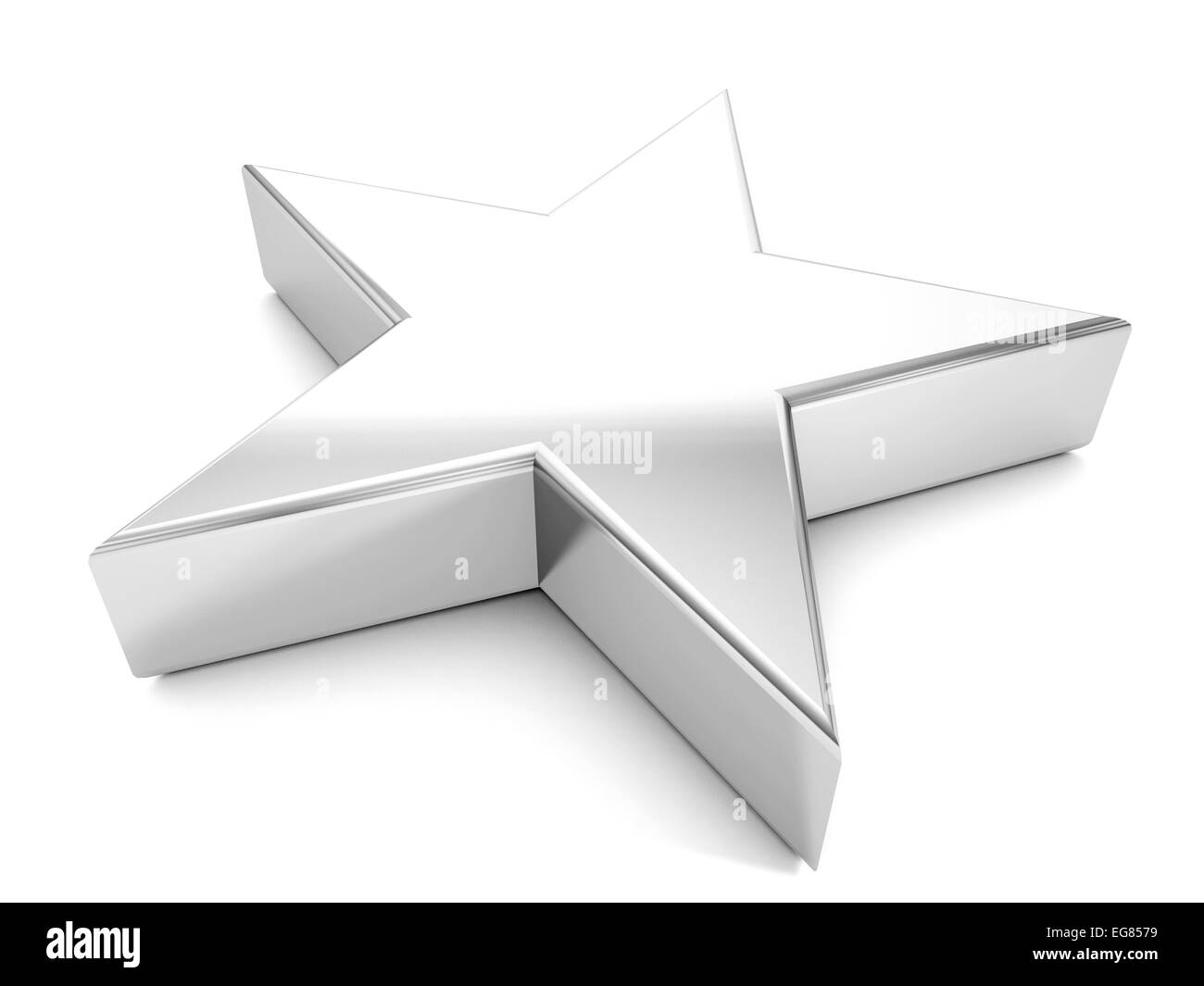 3d silver star Black and White Stock Photos & Images - Alamy