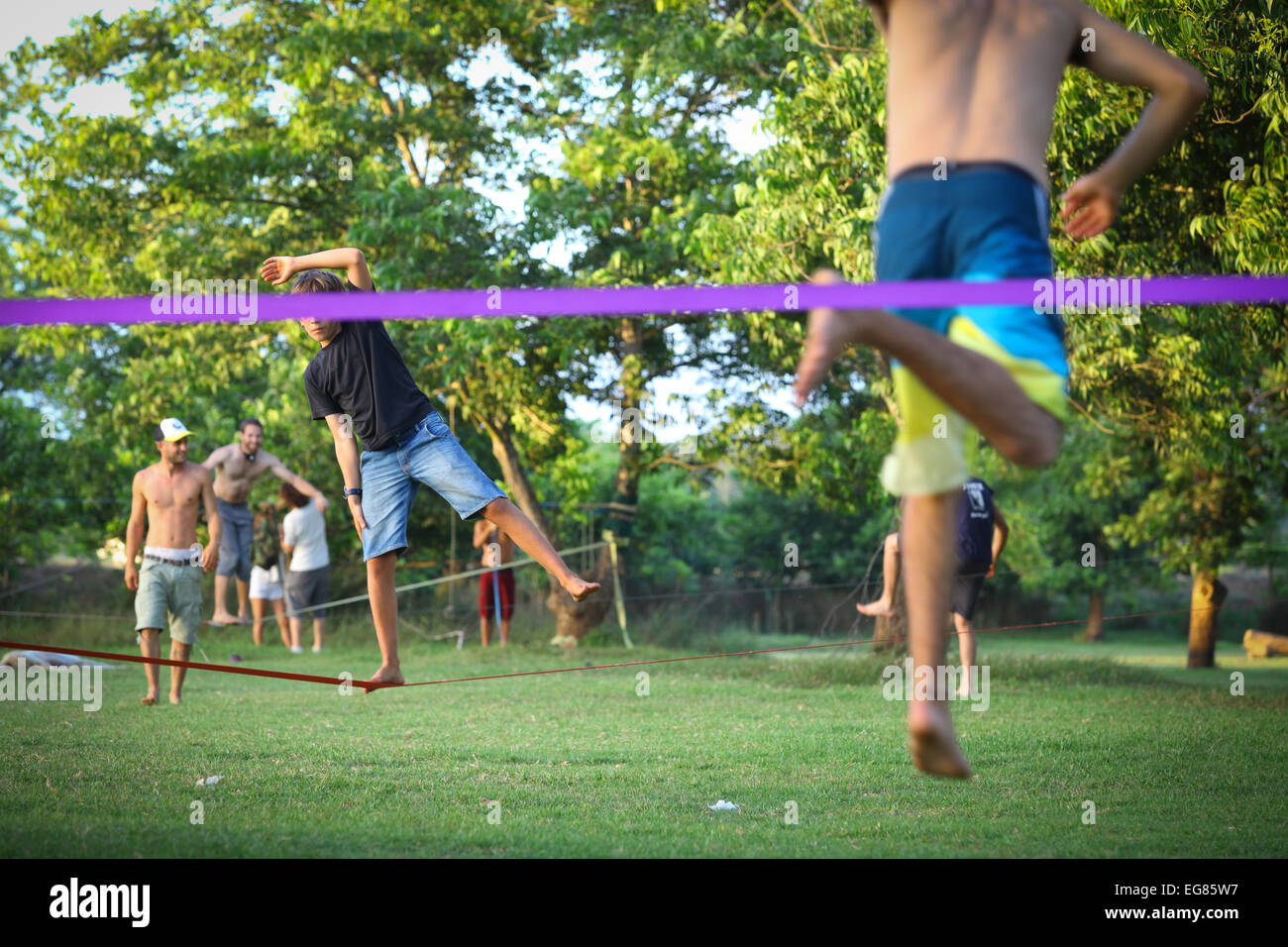 Slack rope hi-res stock photography and images - Alamy