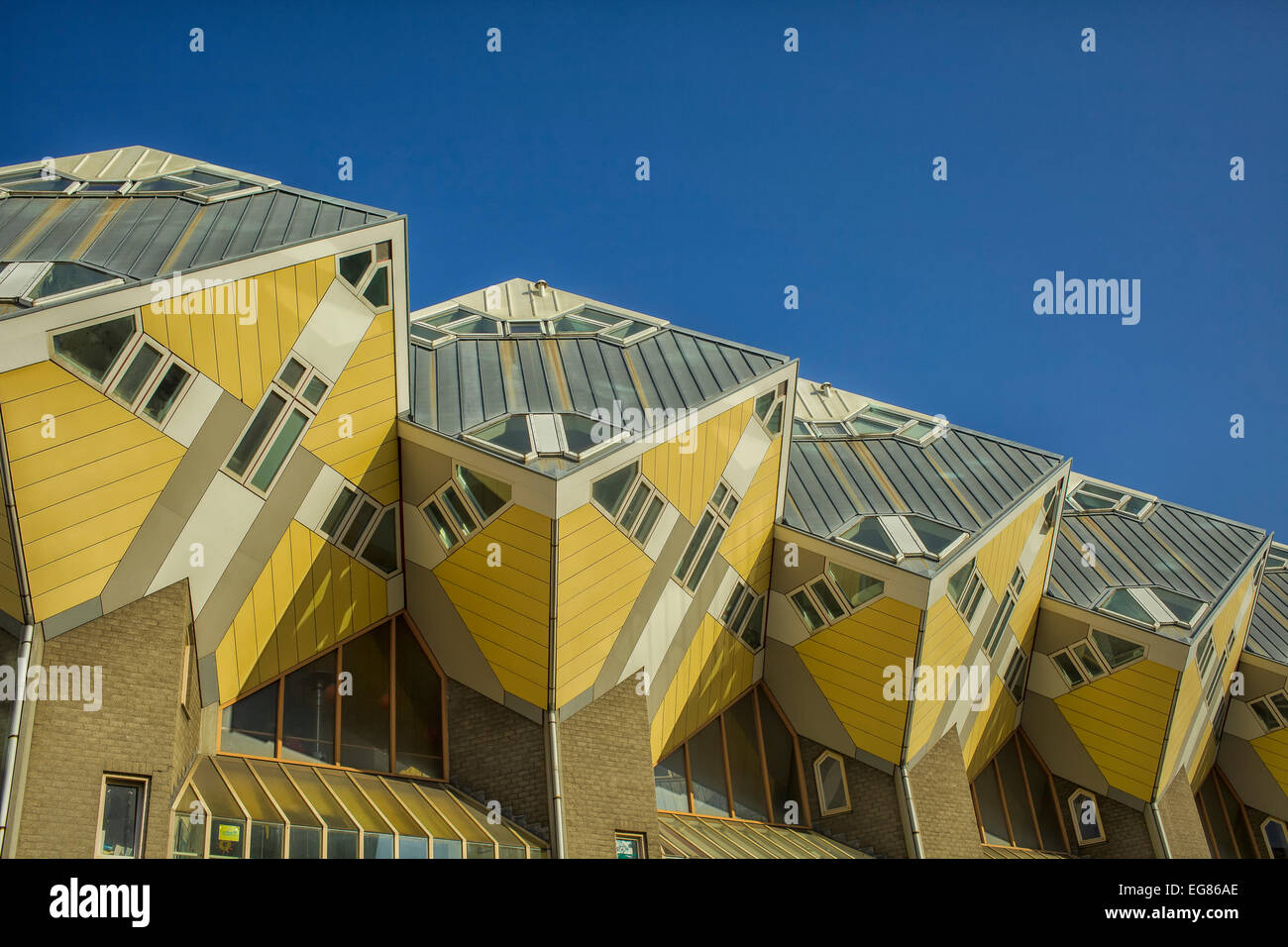 The famous cube houses designed by Piet Blom Stock Photo - Alamy