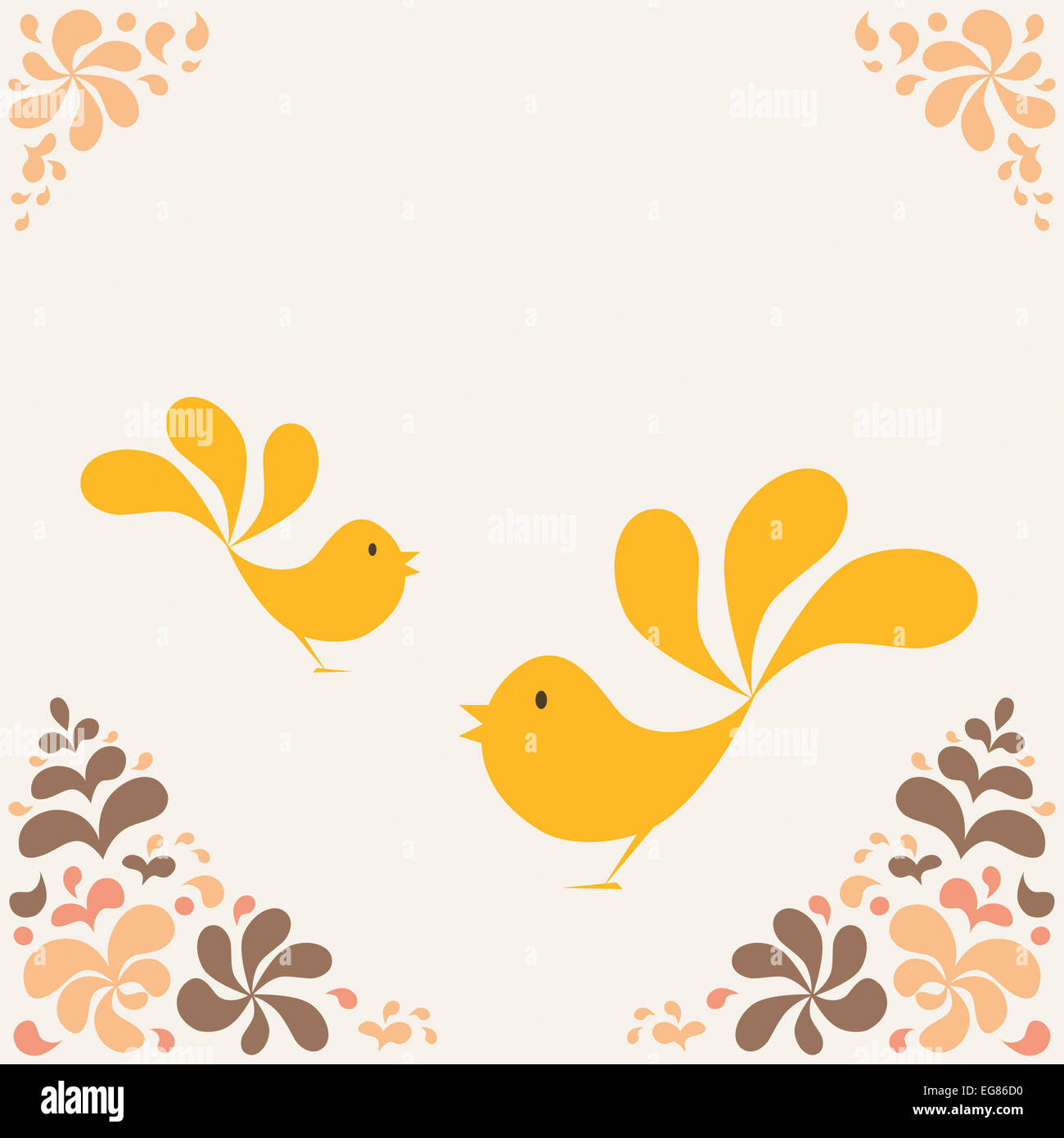 Two yellow birds hi-res stock photography and images - Alamy