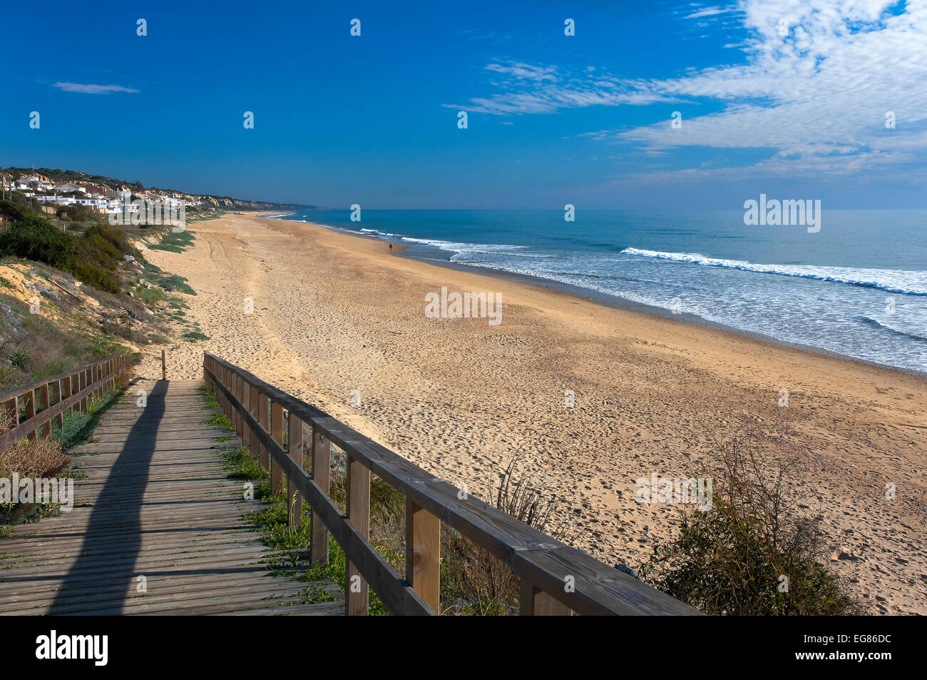 Mazagon beach, Mazagon, Huelva province, Region of Andalusia, Spain ...