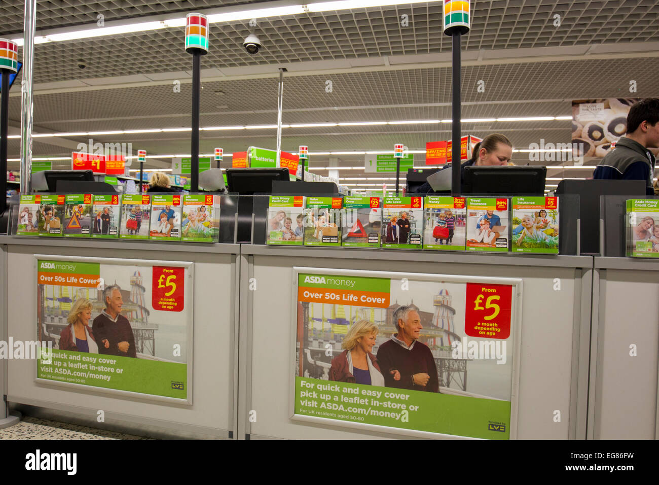 Inside Asda store Kendal Stock Photo - Alamy