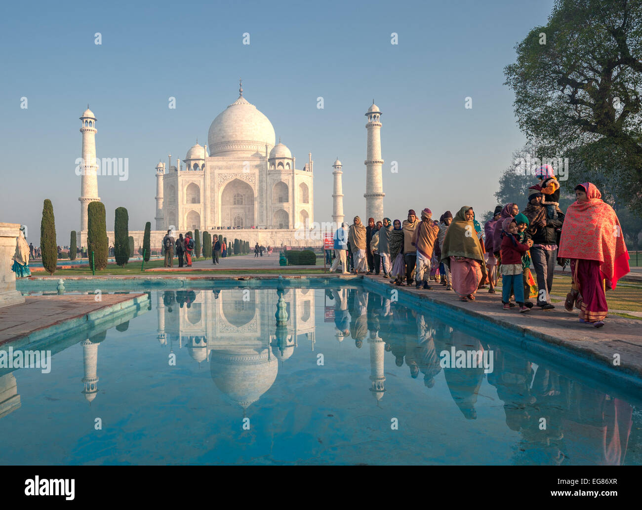 Agra india sunrise famous landmark hi-res stock photography and images ...