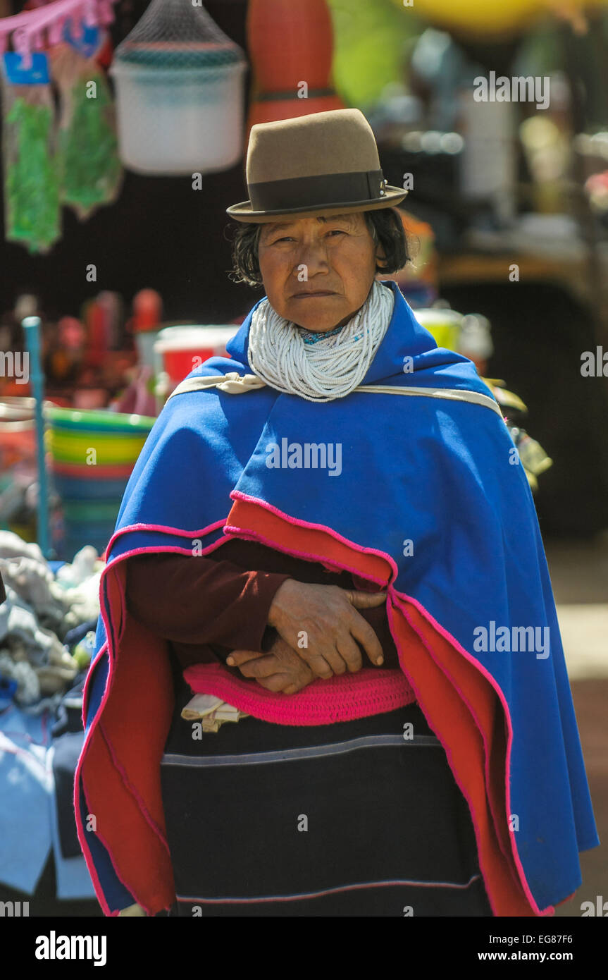 Indigenous guambiano people on market hi-res stock photography and ...