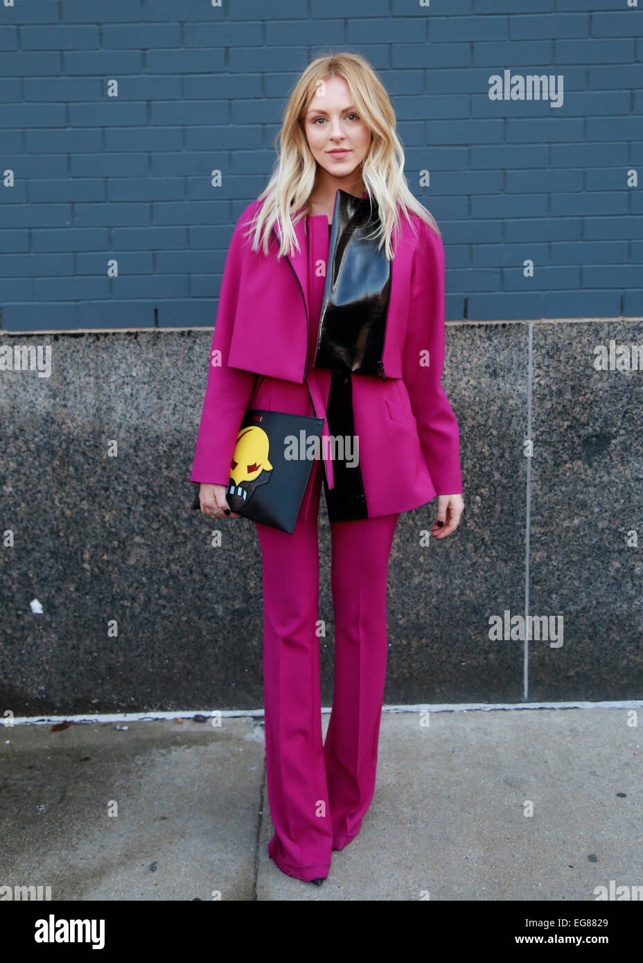 Shea Marie arriving at the Michael Kors runway show in New York City ...
