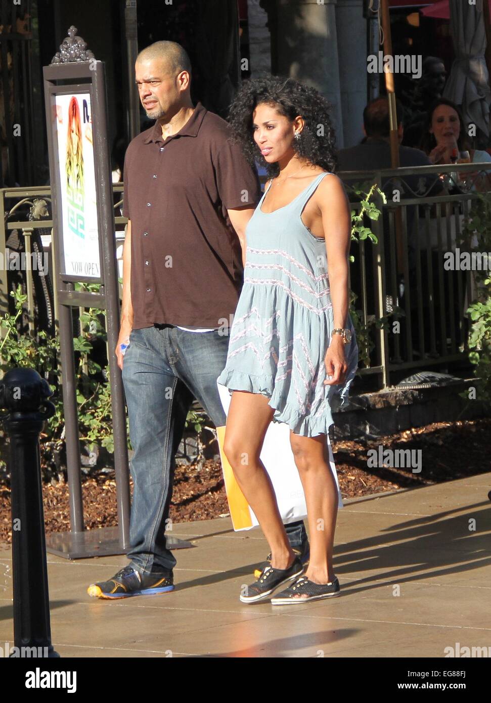 V Stiviano and a friend out shopping in Hollywood Featuring: V ...