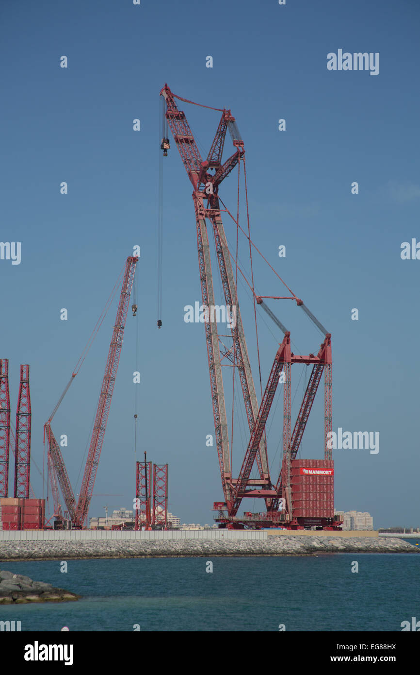 Construction of the Dubai Eye, Dubai UAE Stock Photo - Alamy