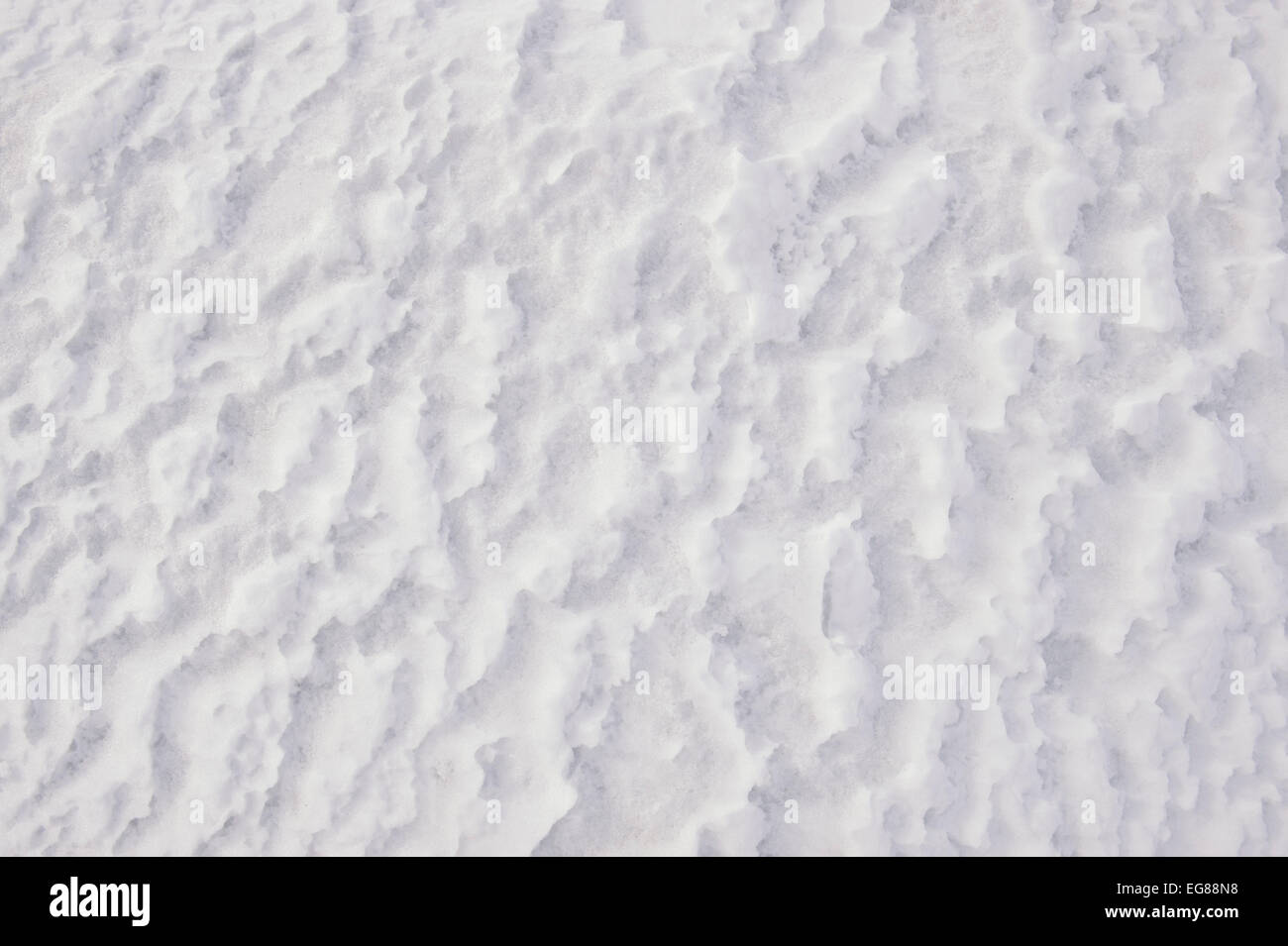 Frozen snow ice pattern abstract. Scotland Stock Photo - Alamy