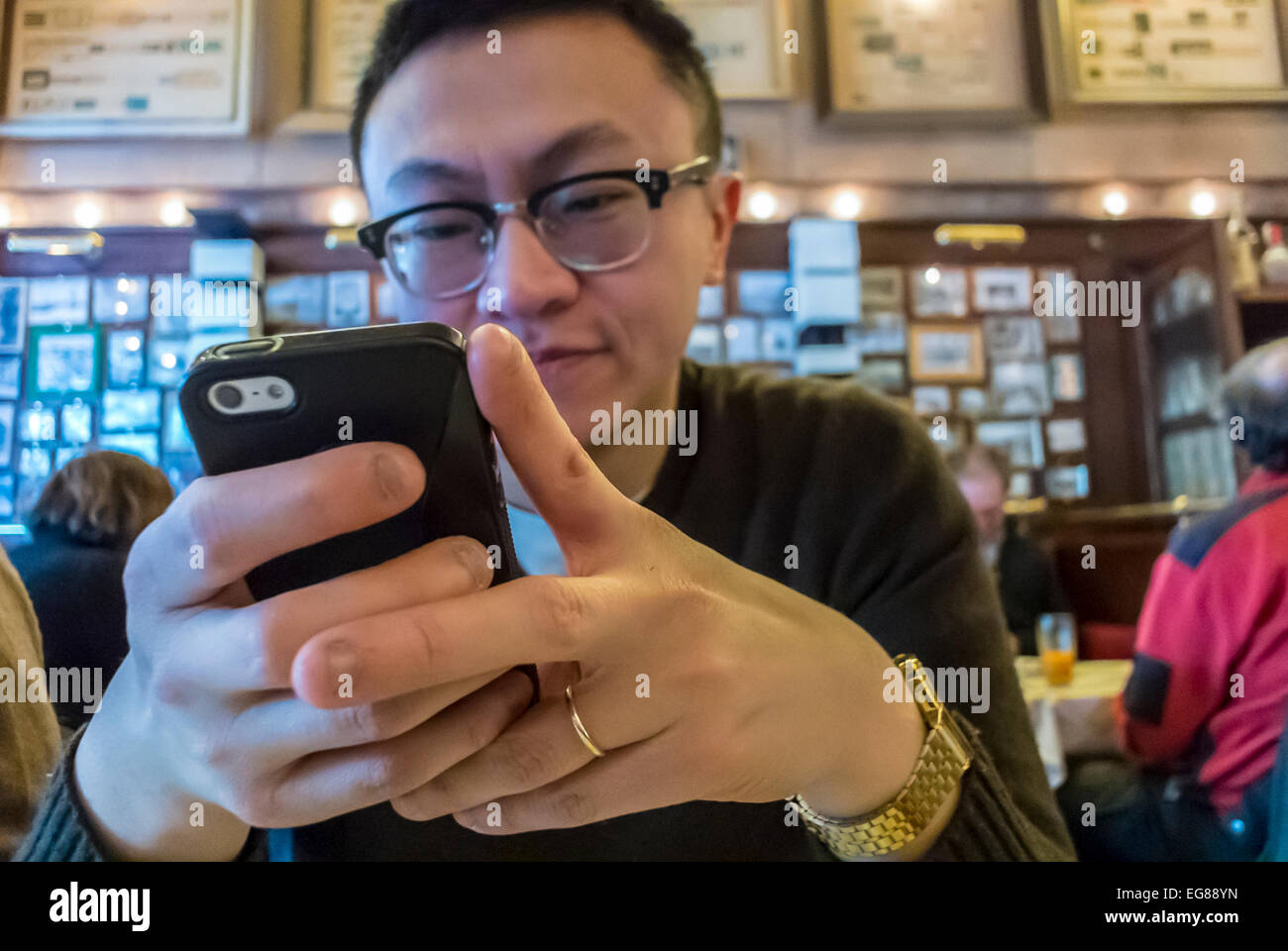 Berlin, Germany, Chinese Tourist Inside, German Restaurant, "Joseph ...