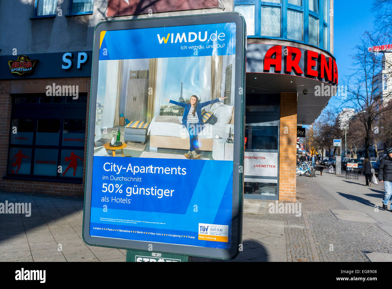 German outdoor adverting street hi-res stock photography and images - Alamy