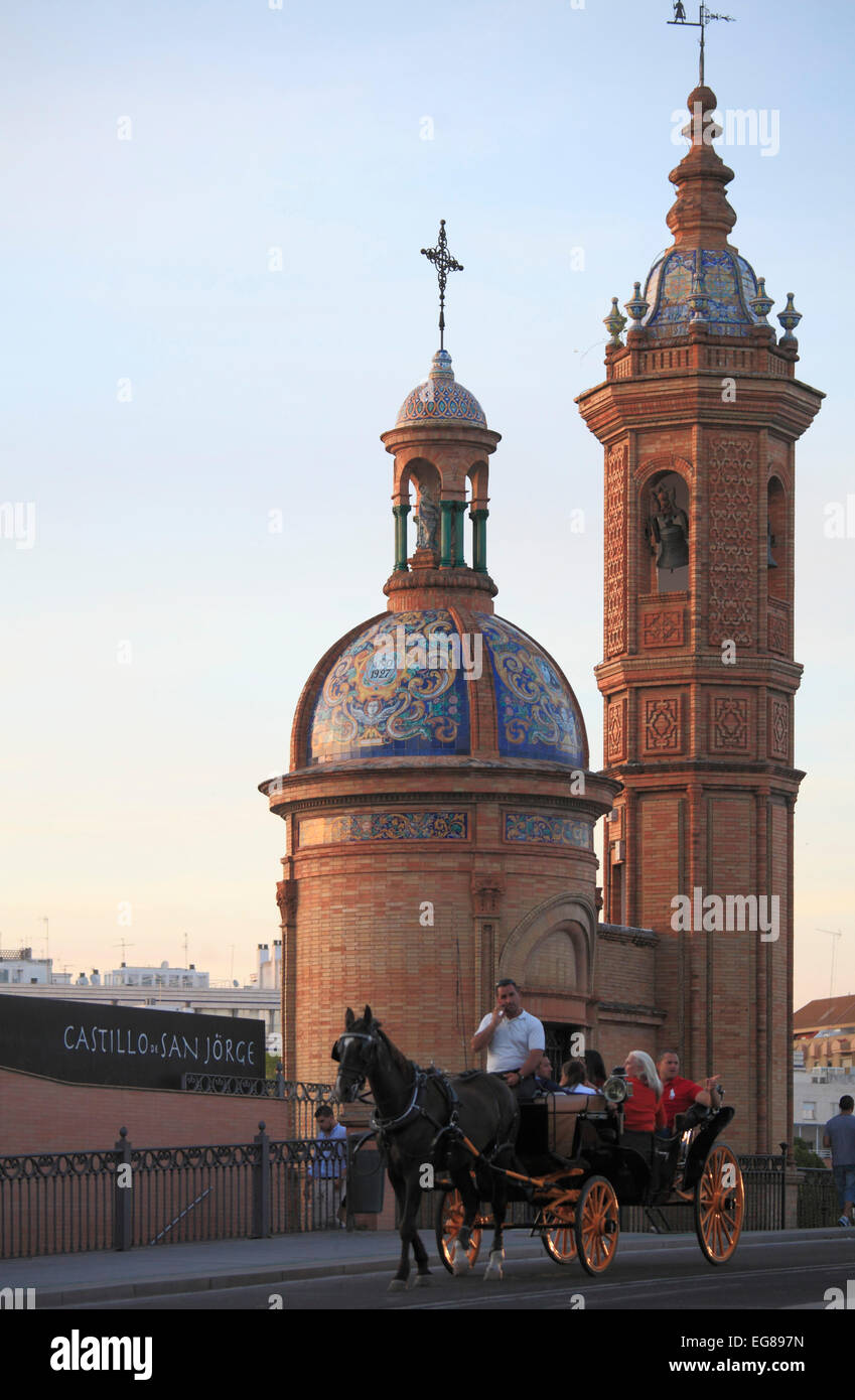 Spain, Andalusia, Seville, Castillo de San Jorge Stock Photo - Alamy