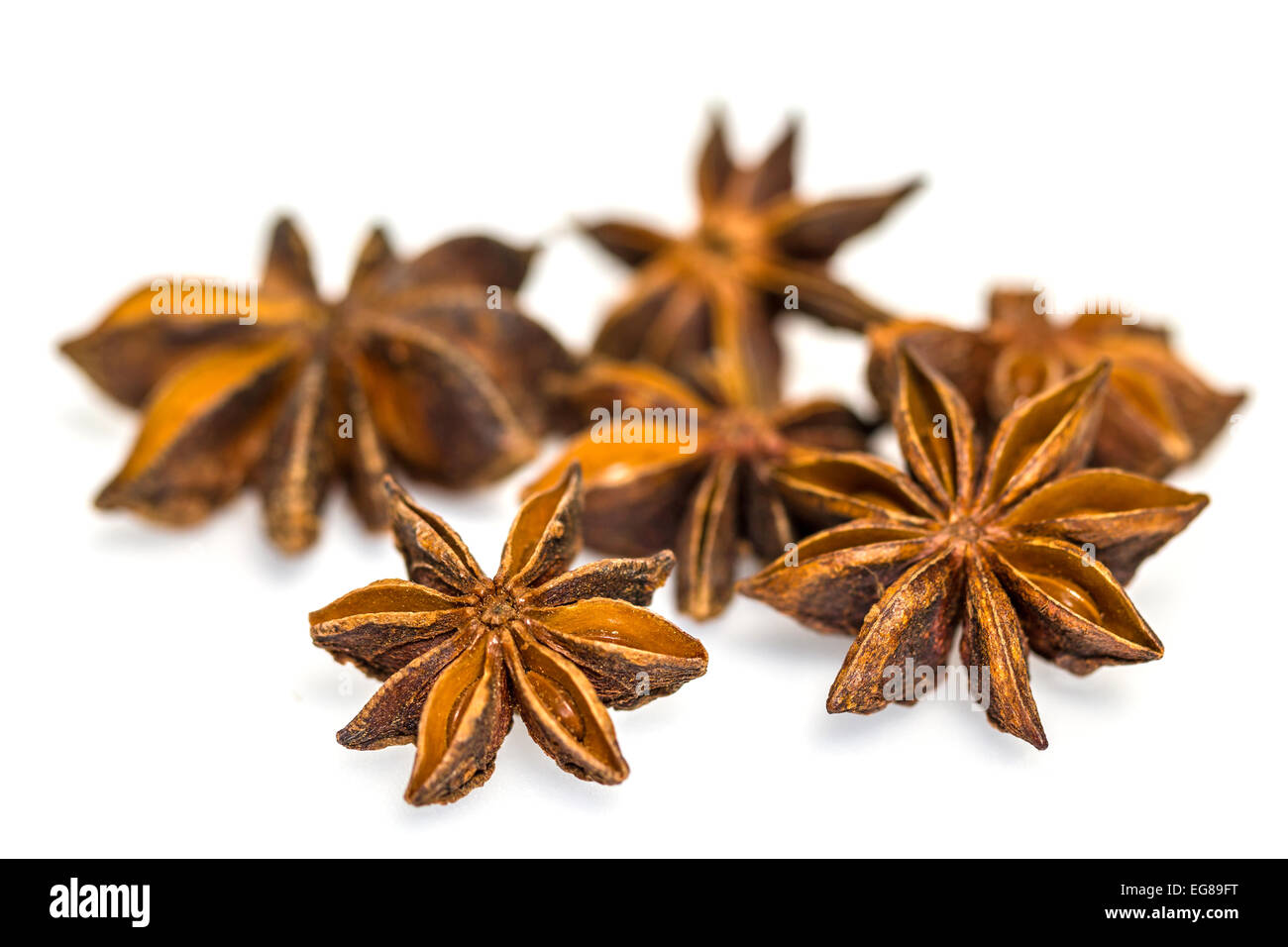 Star anise isolated on white background Stock Photo - Alamy