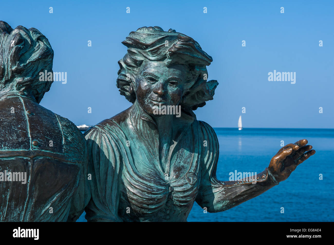 Trieste waterfront bronze statue hi-res stock photography and images ...