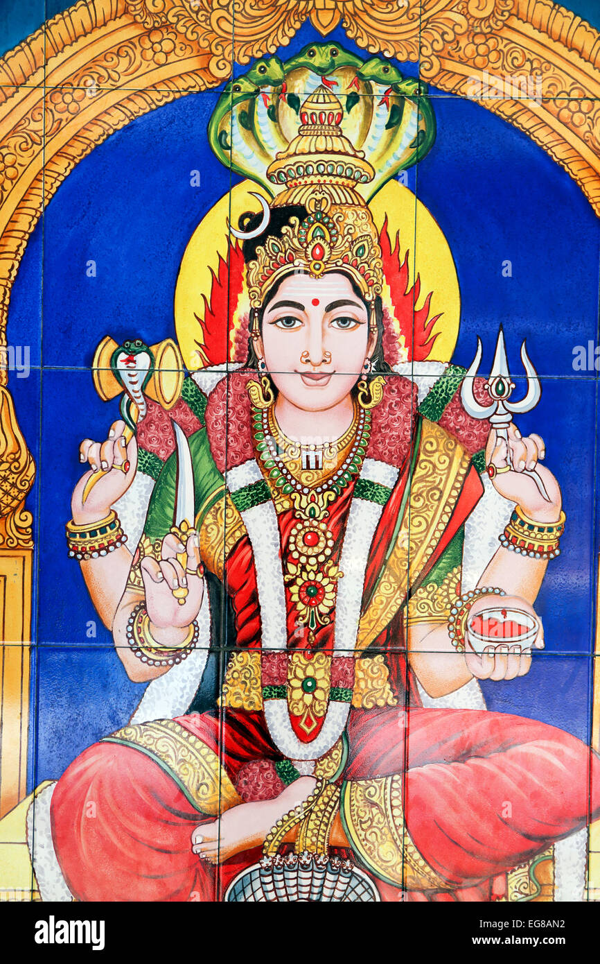 Hindu temple mural hi-res stock photography and images - Alamy