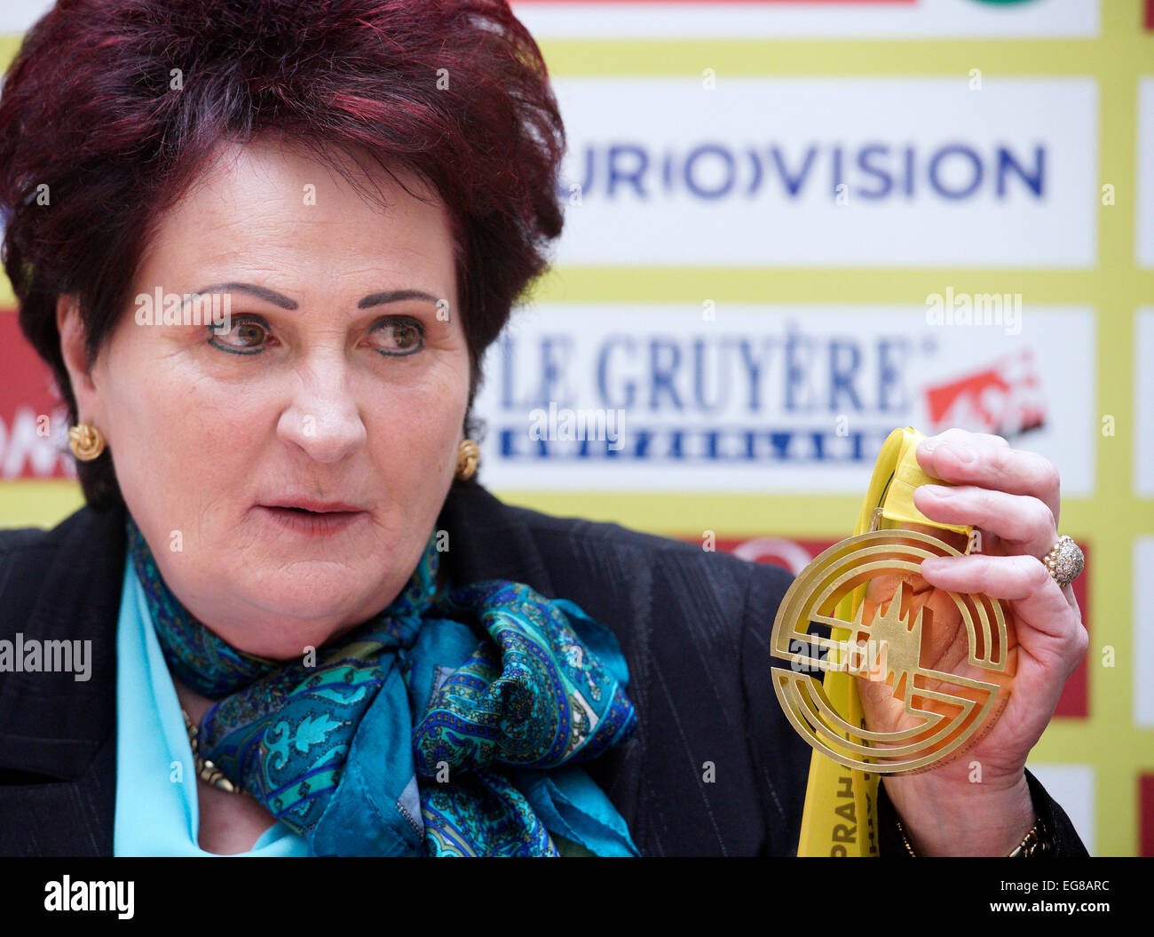 Prague, Czech Republic. 19th Feb, 2015. Olympic medalist from Montreal ...