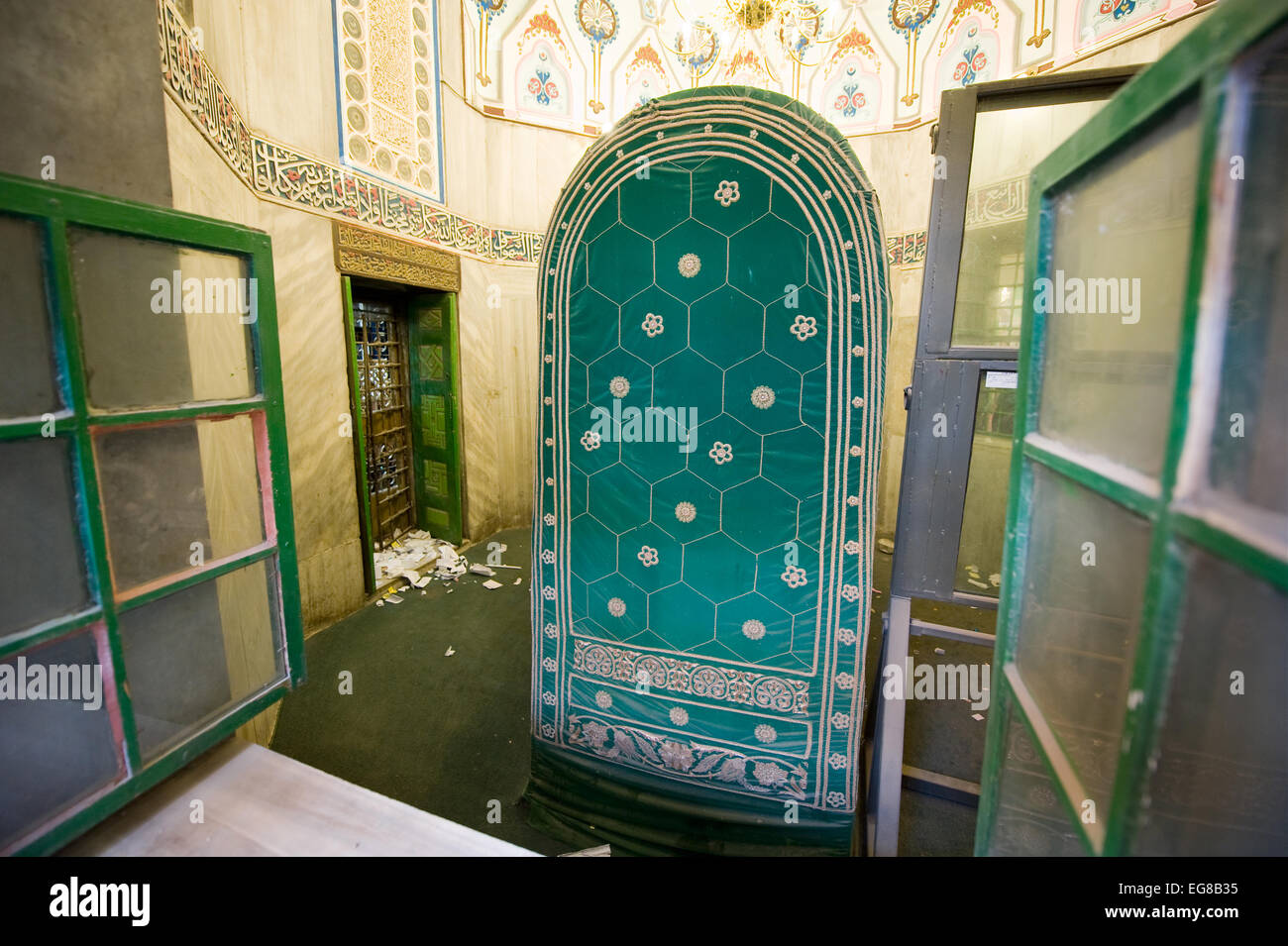 The tomb of patriarch Abraham. The tombs of the patriarchs are situated ...