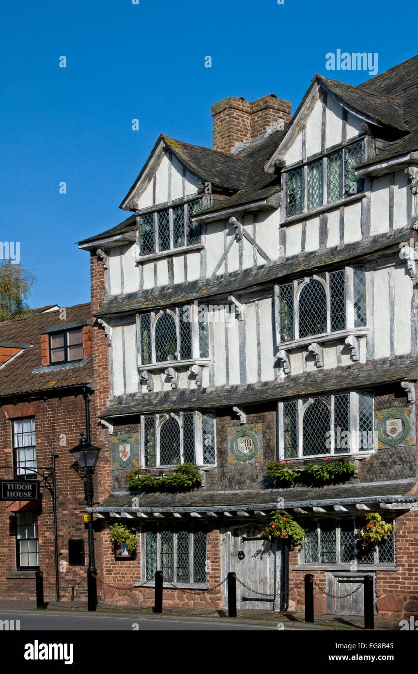The so called Tudor House in Exeter City Stock Photo - Alamy