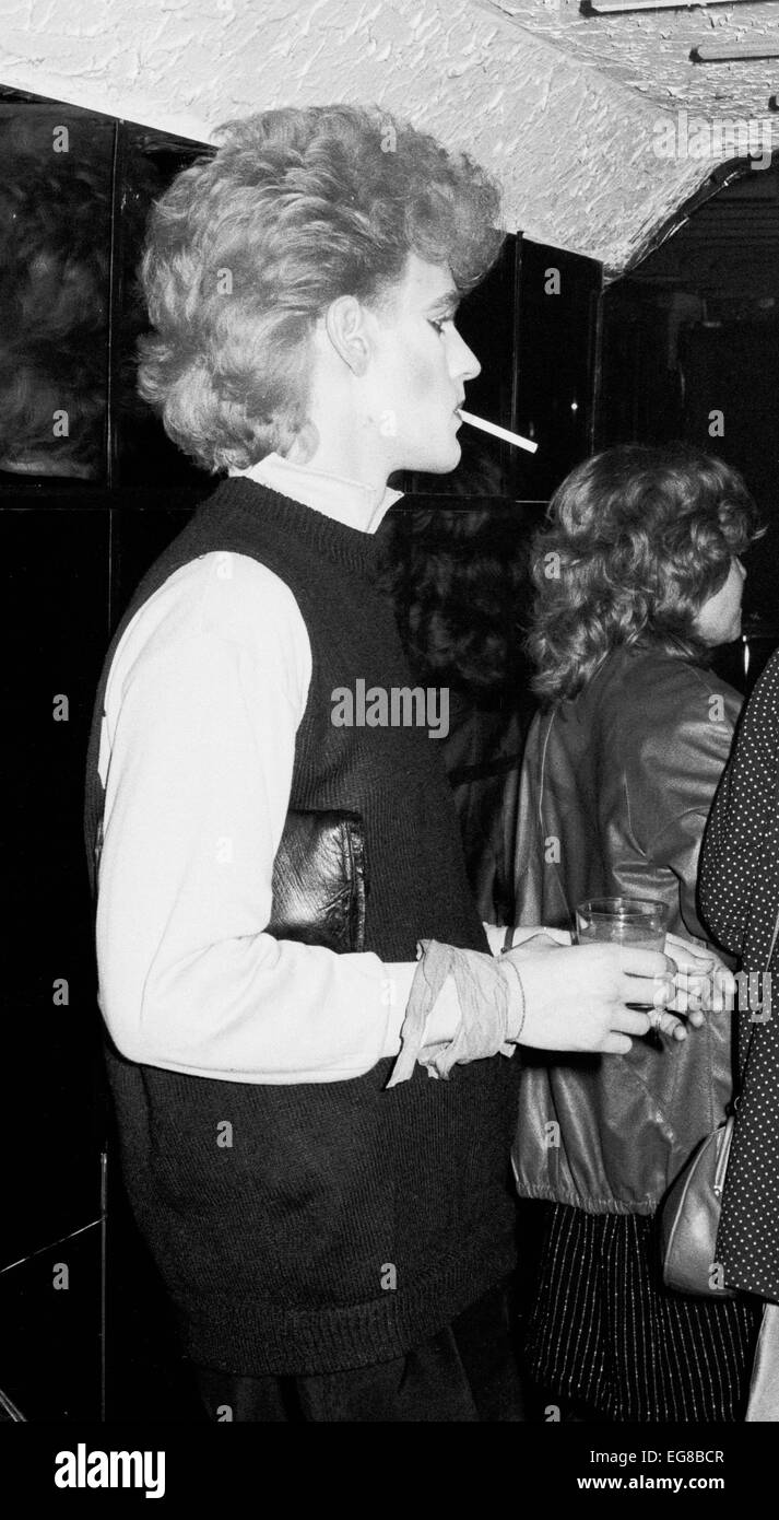New Romantic at the Batcave in Soho London 1982 Stock Photo - Alamy