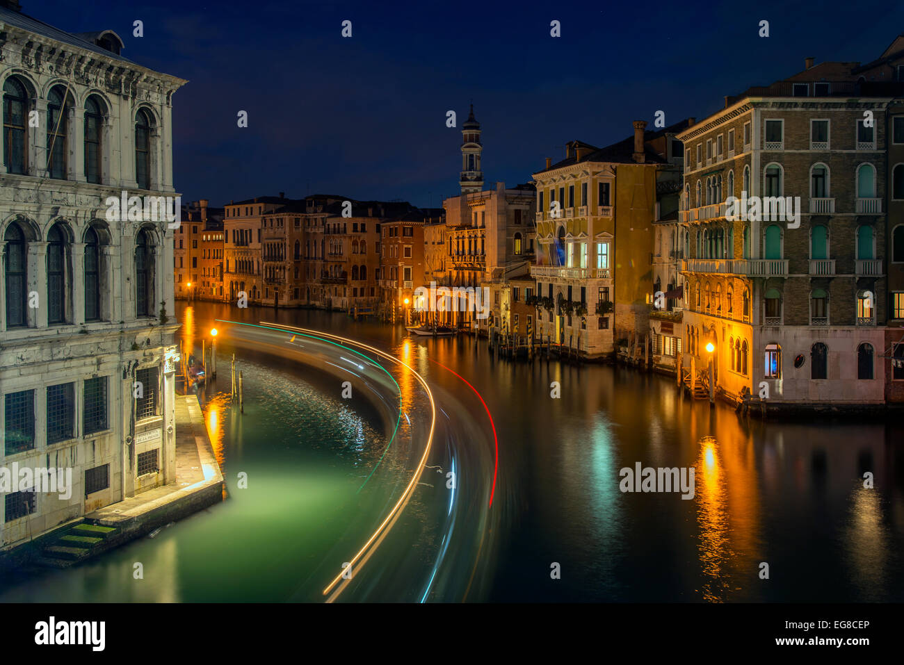Venice night view hi-res stock photography and images - Alamy