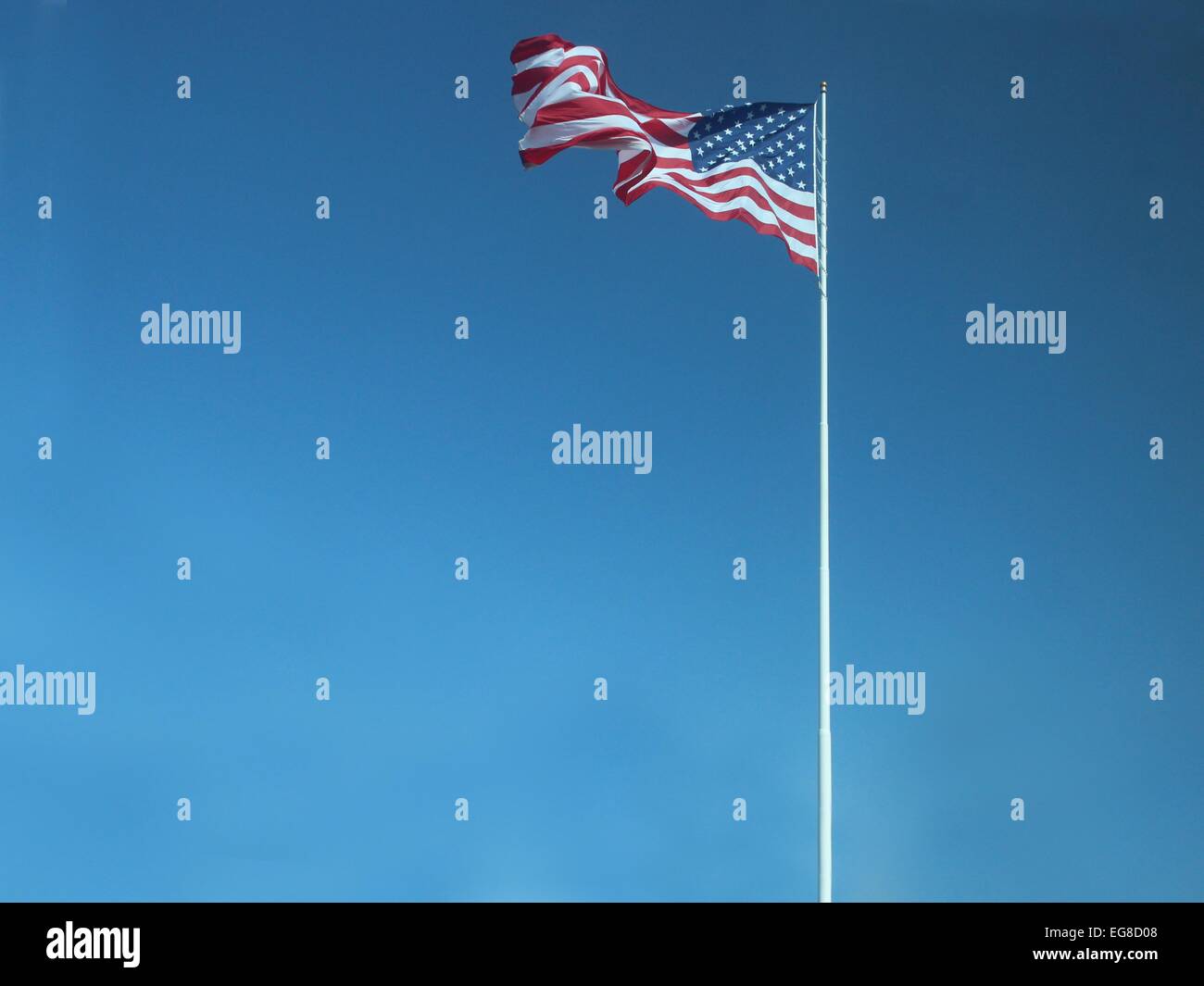 America flag waving hi-res stock photography and images - Alamy
