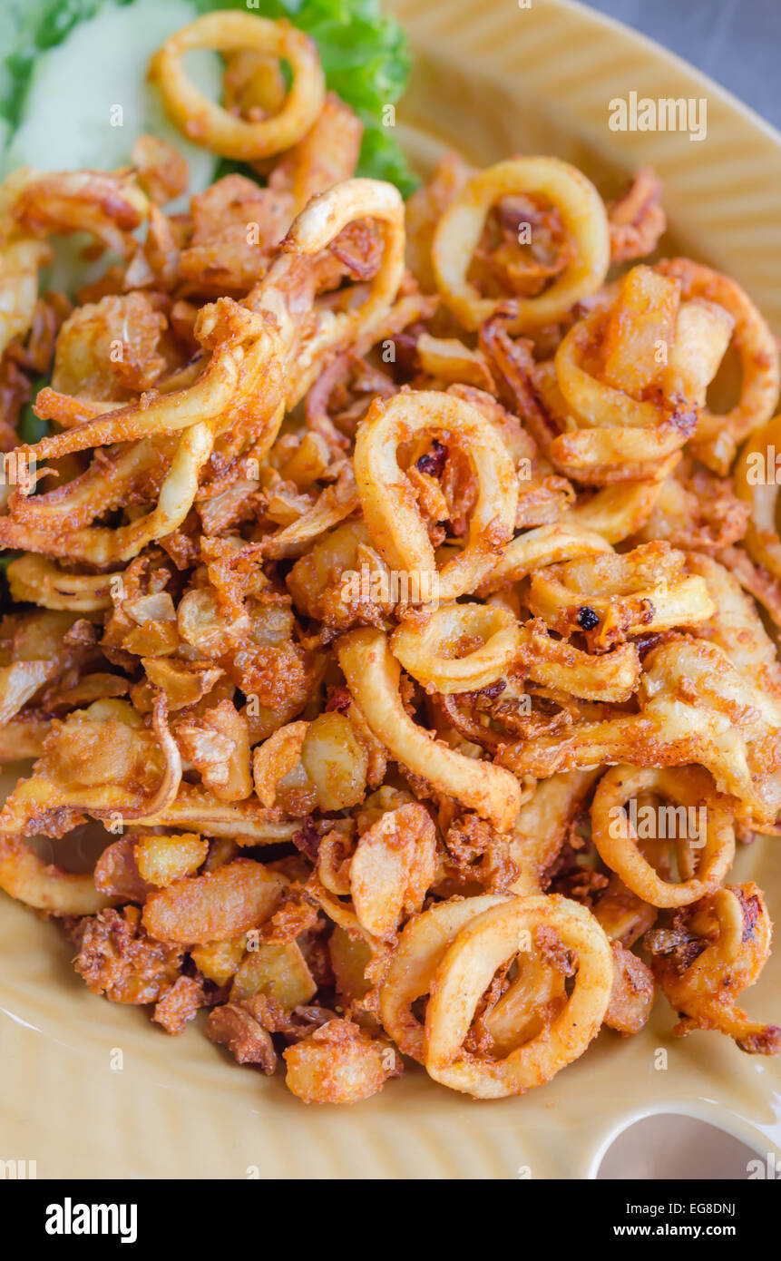 Deep fried squids hi-res stock photography and images - Alamy