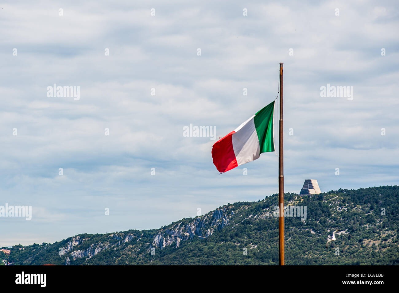 The Temple of Monte Grisa (Italian: Santuario Nazionale a Maria Madre e ...