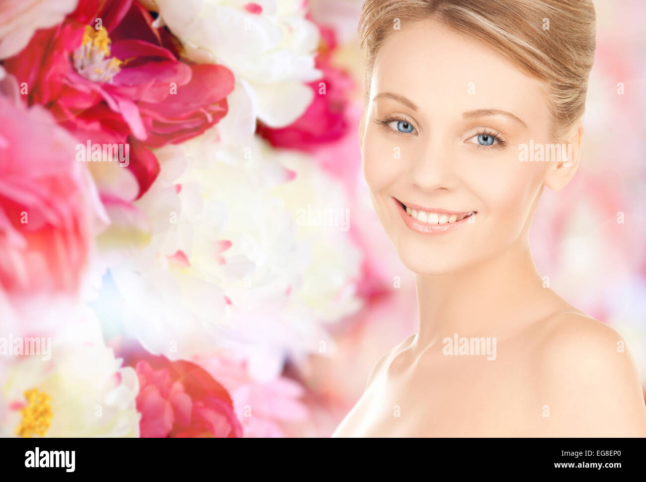 beautiful young woman face Stock Photo - Alamy