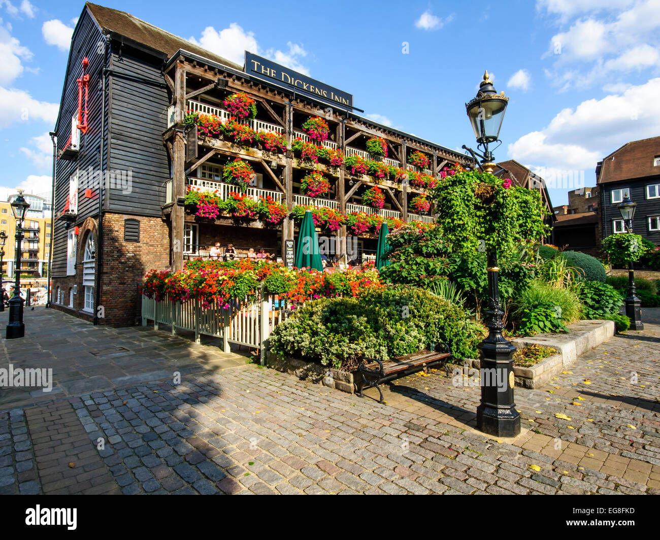 The Dickens Inn in St Katharine Docks, London, UK Stock Photo - Alamy