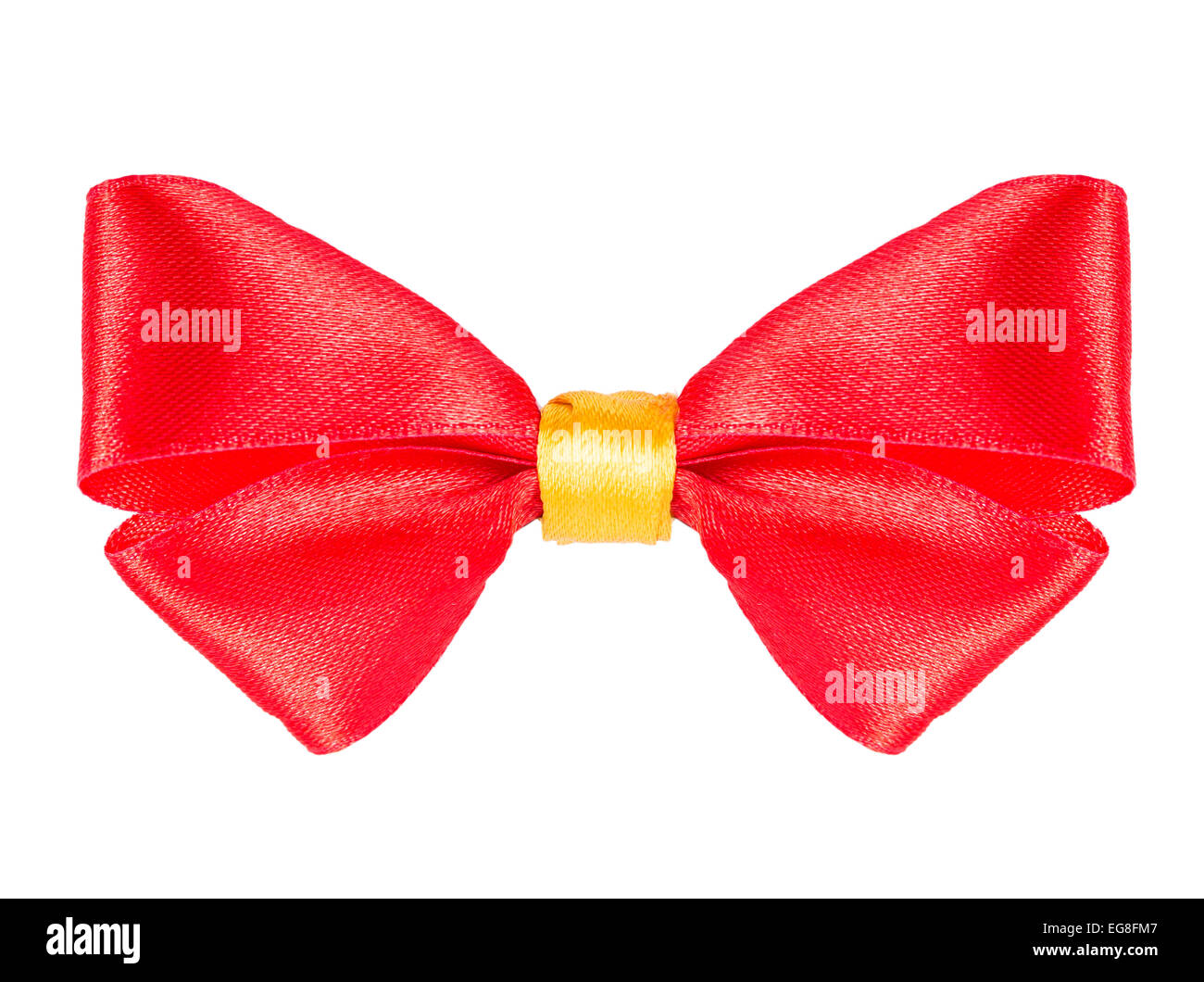 One beautiful red ribbon Cut Out Stock Images & Pictures - Alamy