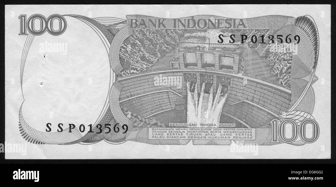 100 rupiah banknote Black and White Stock Photos & Images - Alamy