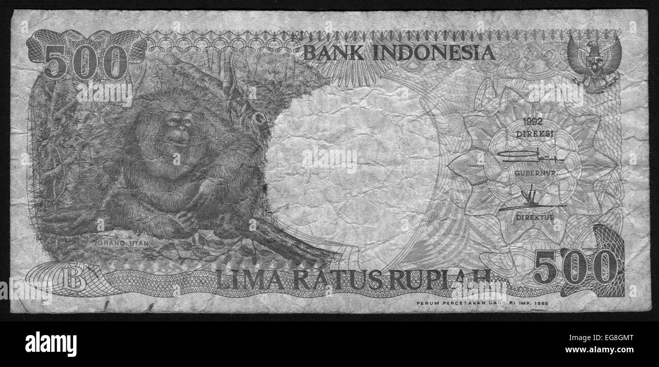 Banknote indonesia Black and White Stock Photos & Images - Alamy