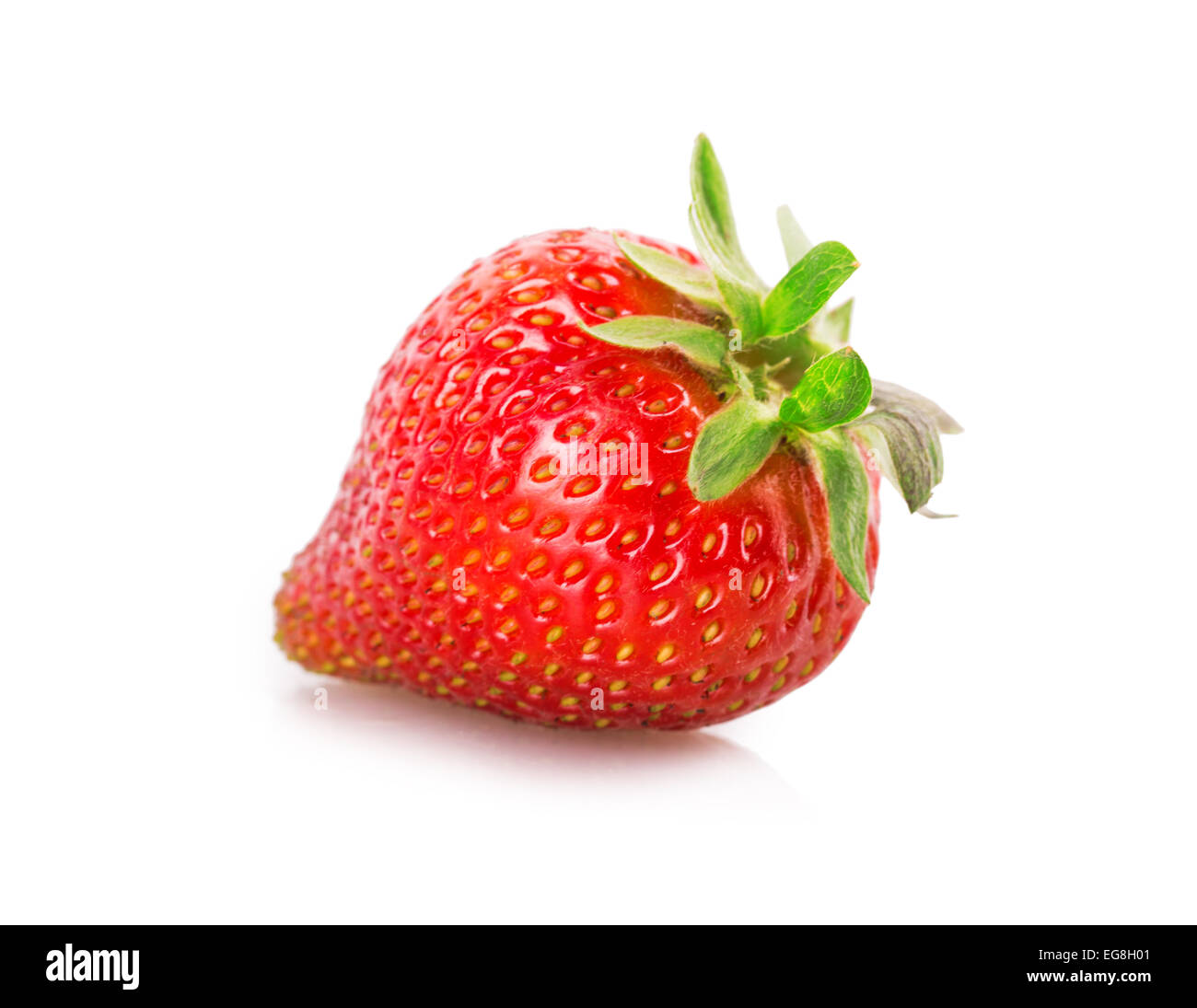 strawberry isolated white background Stock Photo - Alamy