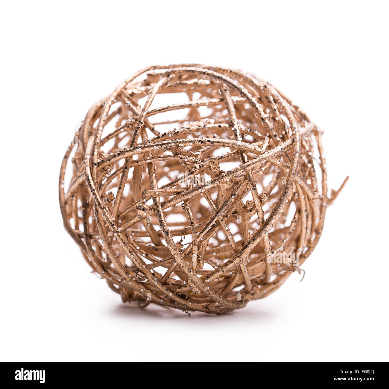 wire ball toy Isolated on white background Stock Photo - Alamy