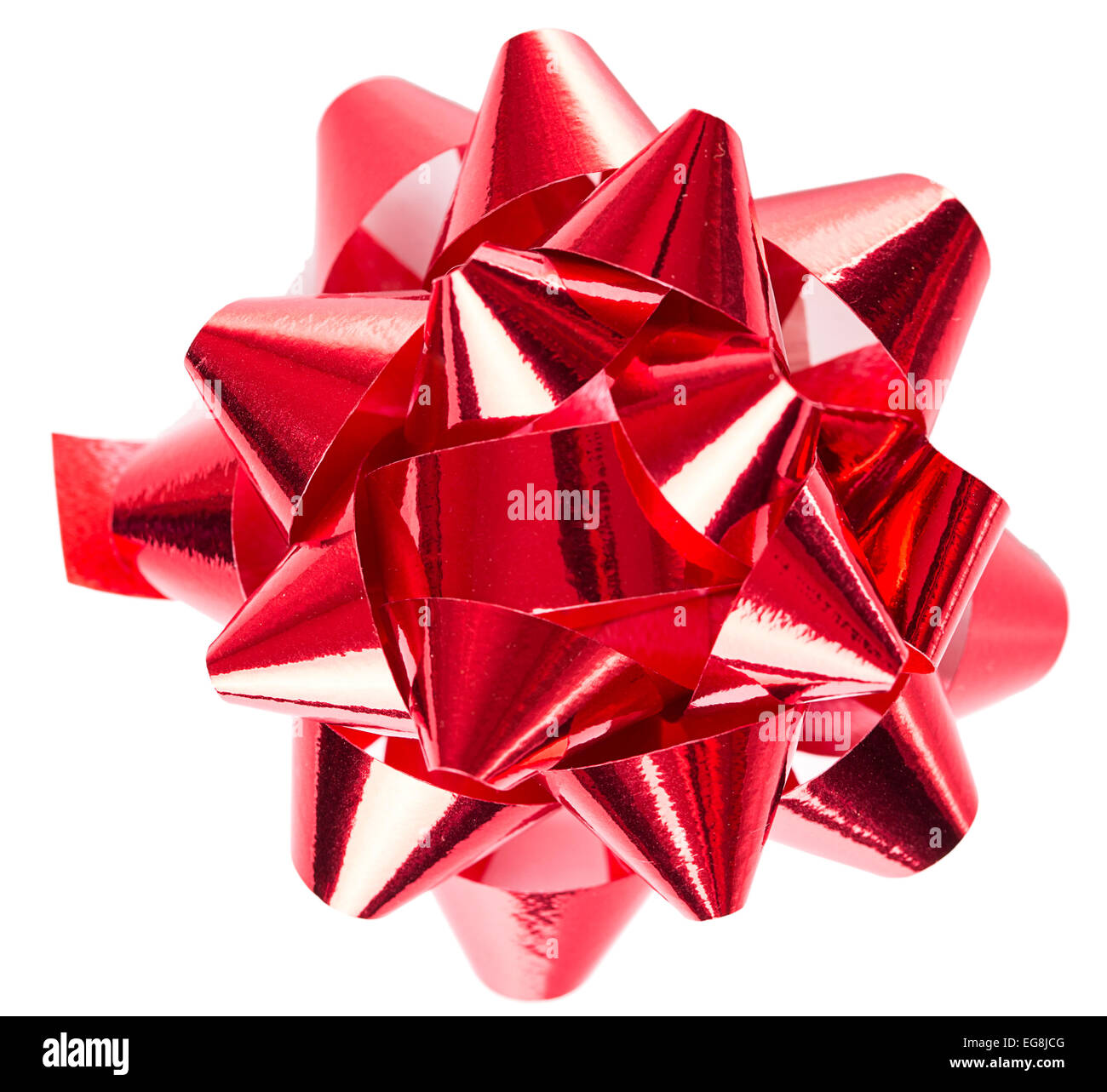 bow red ribbon isolated tie white gift Stock Photo - Alamy