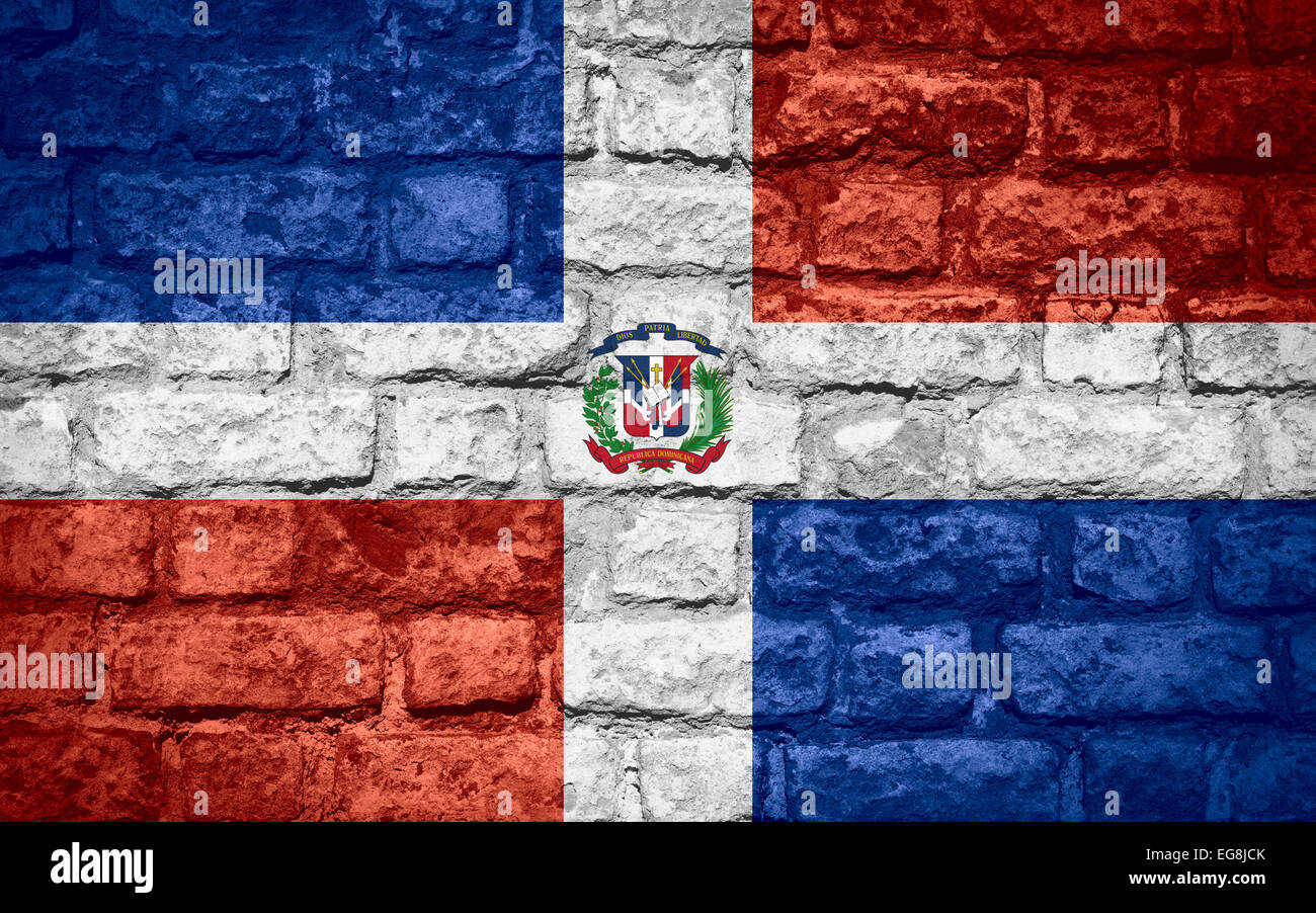 Dominican republic flag hi-res stock photography and images - Alamy