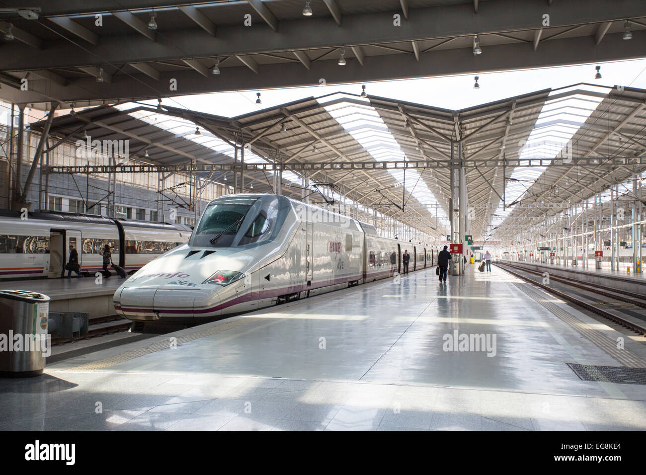 Ave train rail spain madrid railway hi-res stock photography and images ...