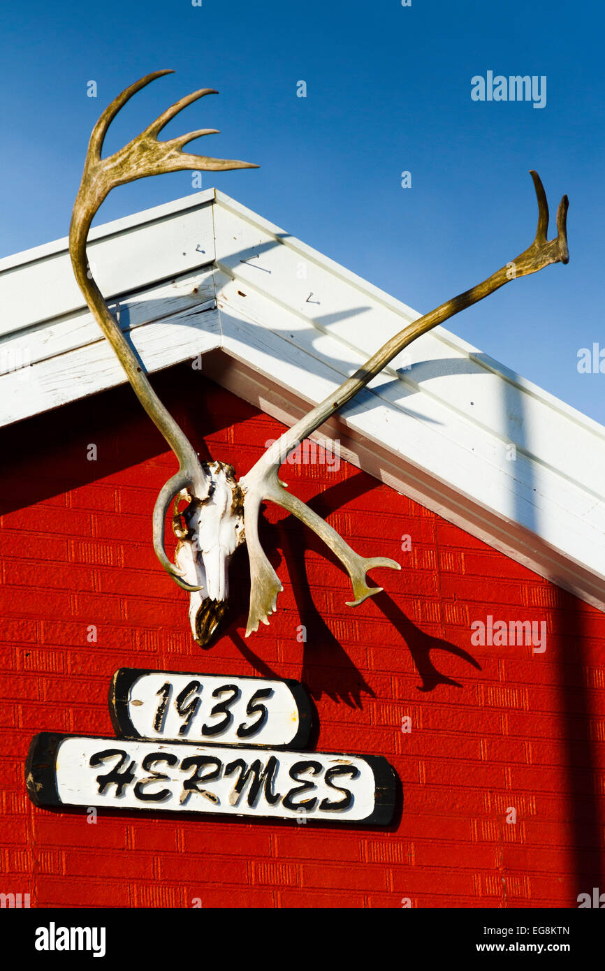Reindeer antler house hi-res stock photography and images - Alamy