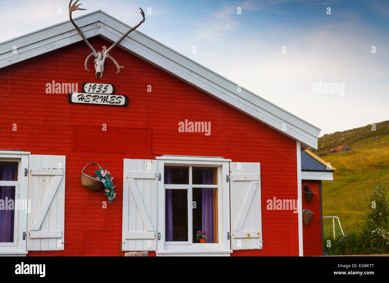 Reindeer antler house hi-res stock photography and images - Alamy