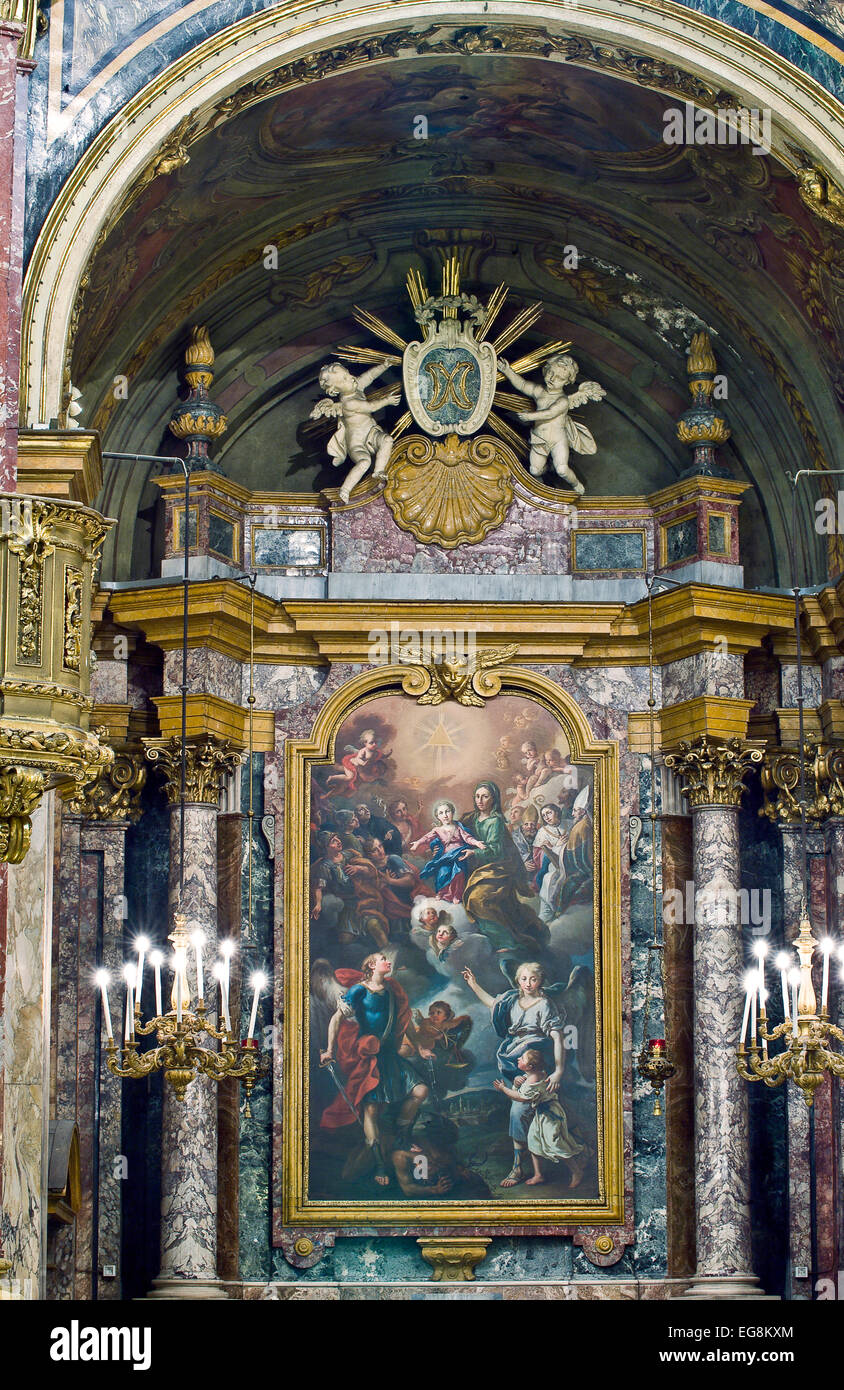 Piedmont Turin Consolata Sanctuary Saint Anna Chapel Stock Photo - Alamy