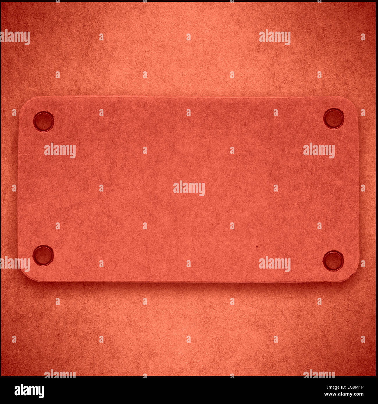 red cardboard abstract background or cardboard label on paper texture ...