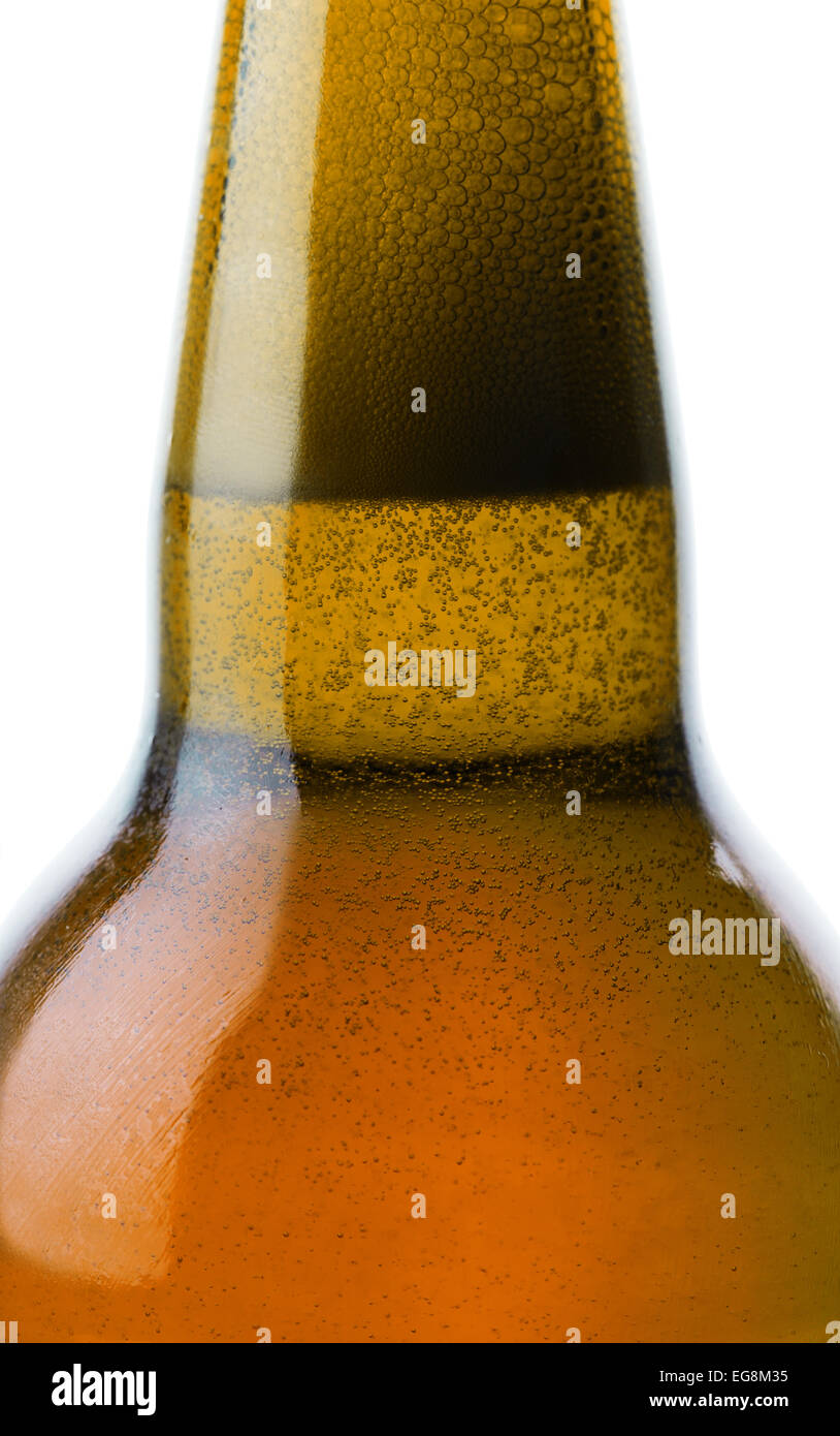 beer bottle white background isolated Stock Photo - Alamy