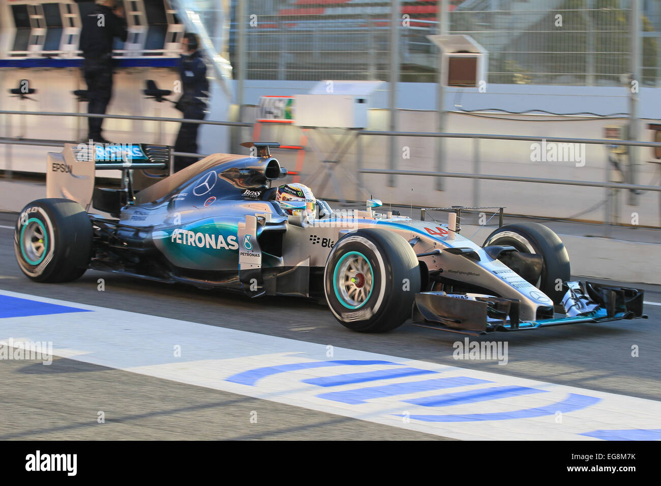 Barcelona, Spain. 19th Feb, 2015. Formula 1 testing continues at ...