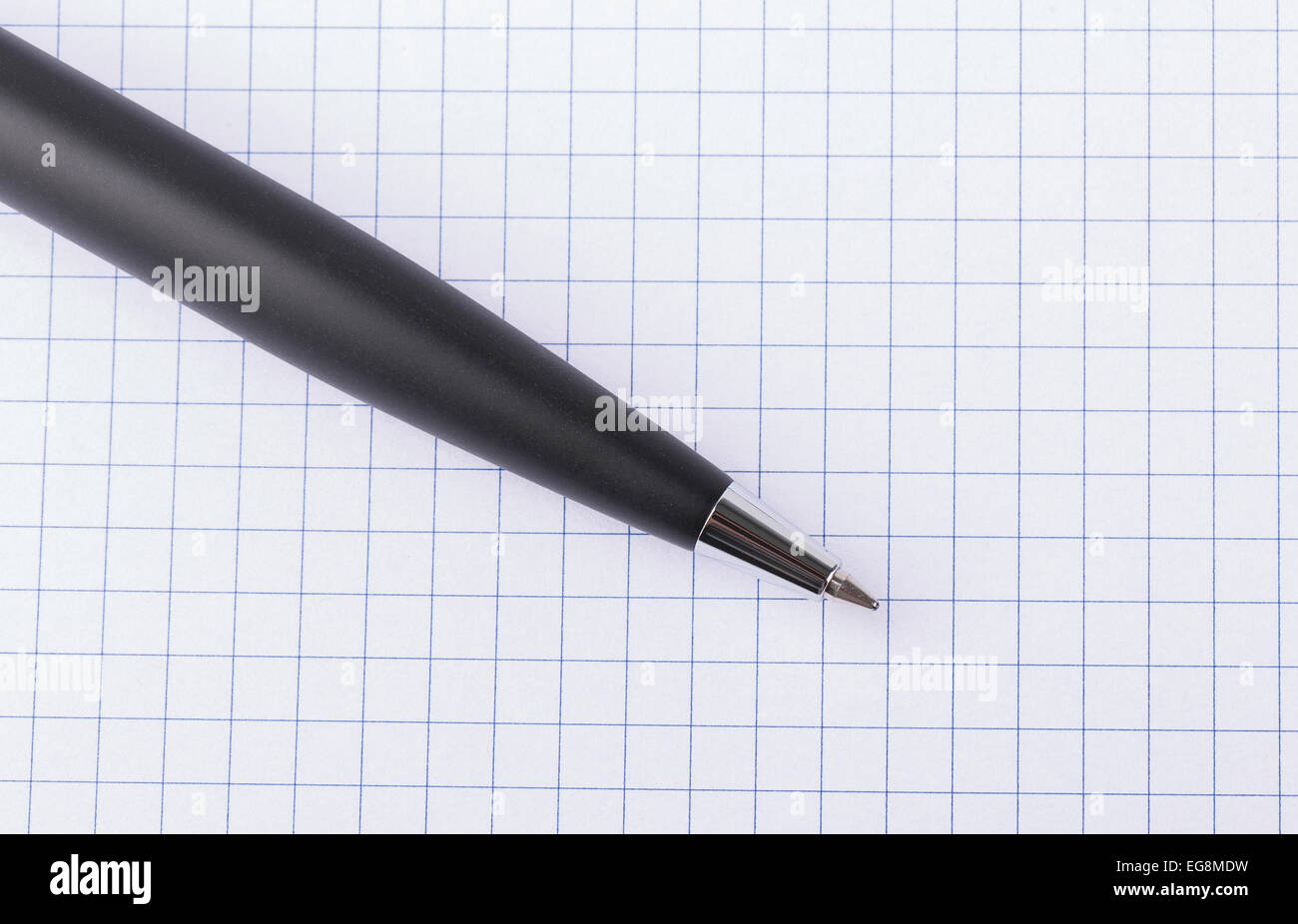 open notepad pen sheet white Stock Photo - Alamy