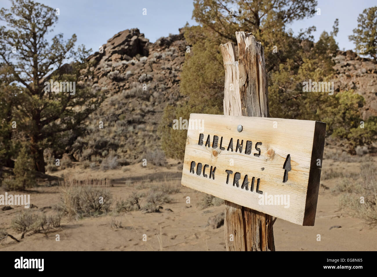 Hikers at Badlands Rock, on the Badlands Rock trail in Badlands ...