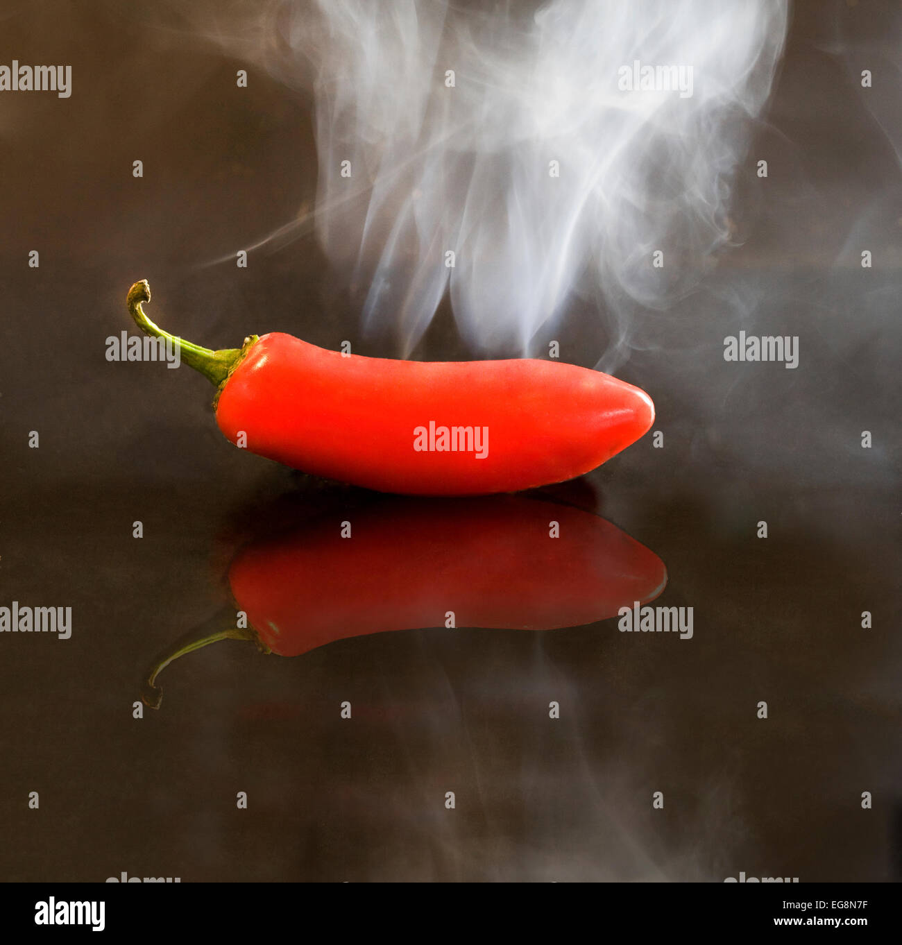 A red hot, spicy, red chile pepper Stock Photo - Alamy